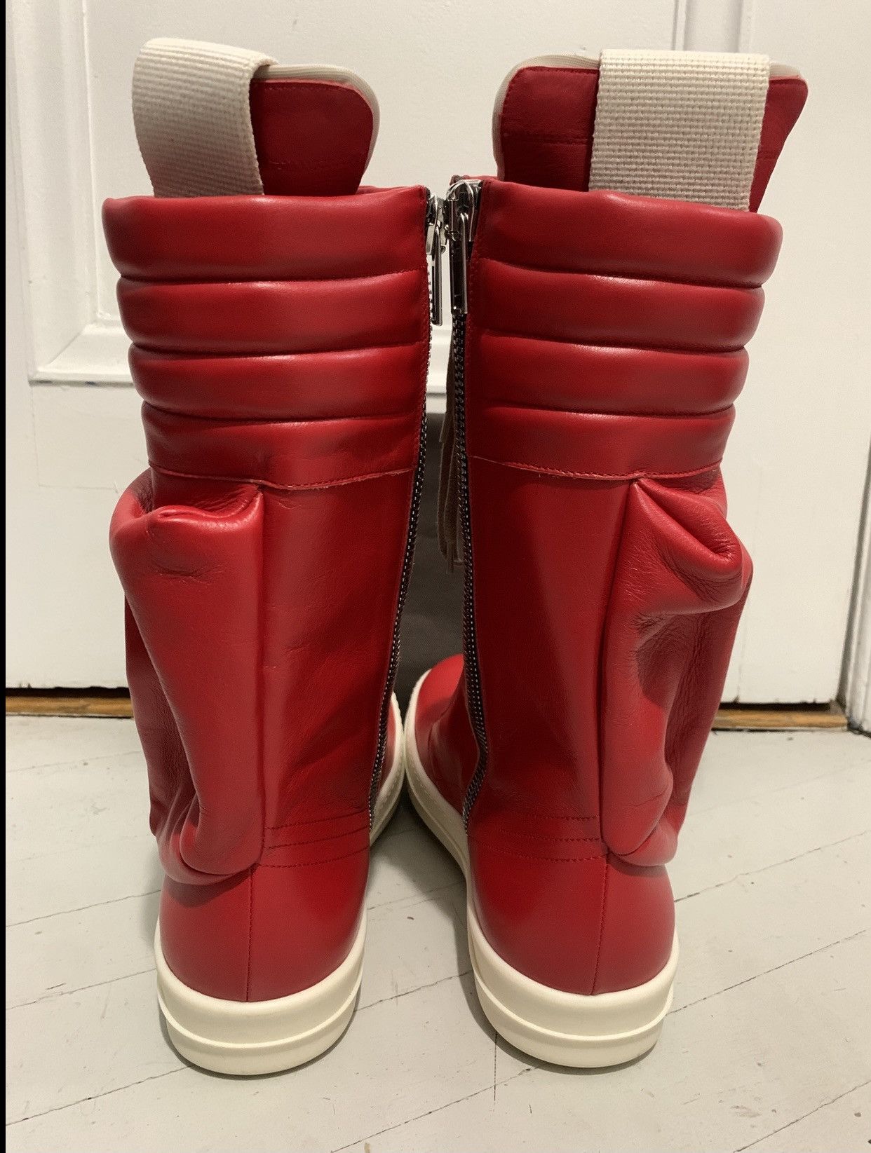 Rick Owens SS21 RED CARGOBASKETS | Grailed