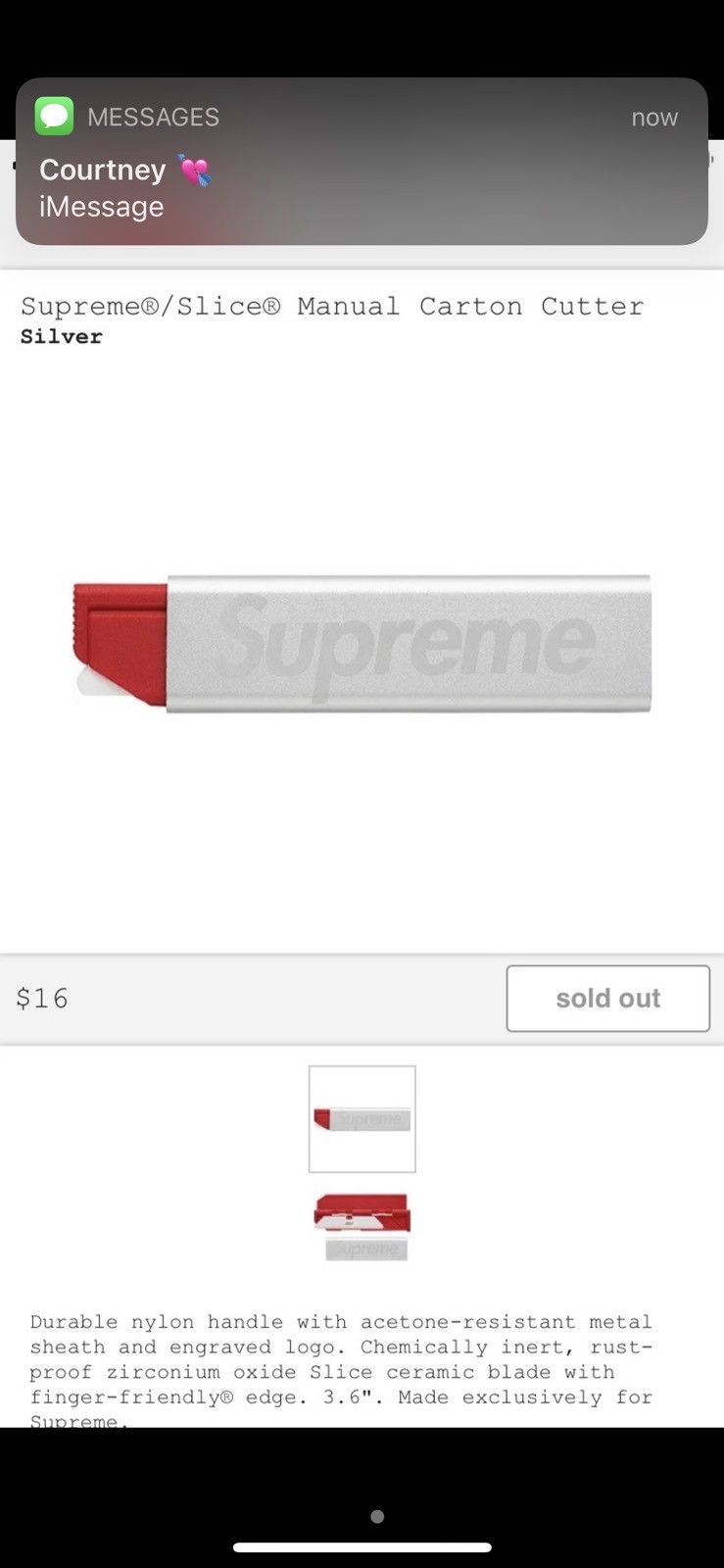Supreme Supreme Box Cutter | Grailed