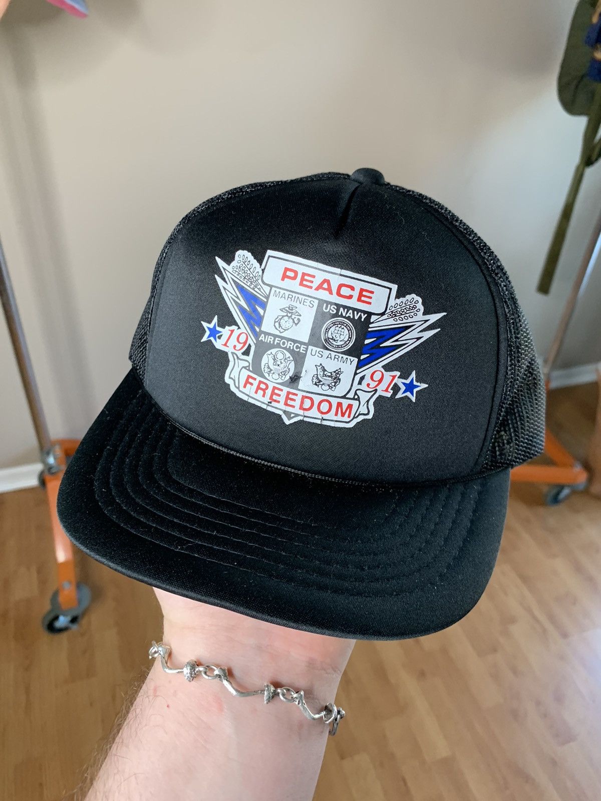 Military × Vintage 1991 Marines Trucker Hat | Grailed