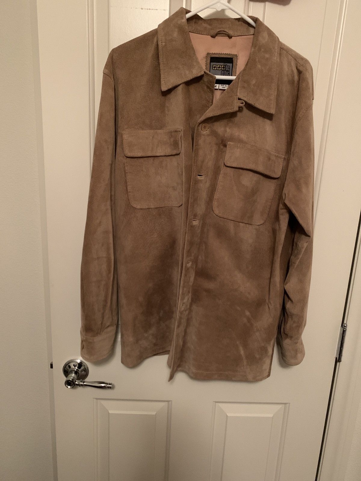 Bc Ethic bc ethic Medium Suede Long Sleeve Shirt. | Grailed