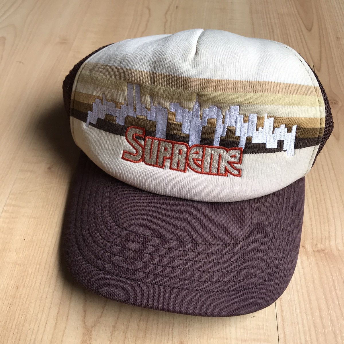 Supreme × Vintage 2003 Supreme Denver Nuggets Skyline Trucker hats ...