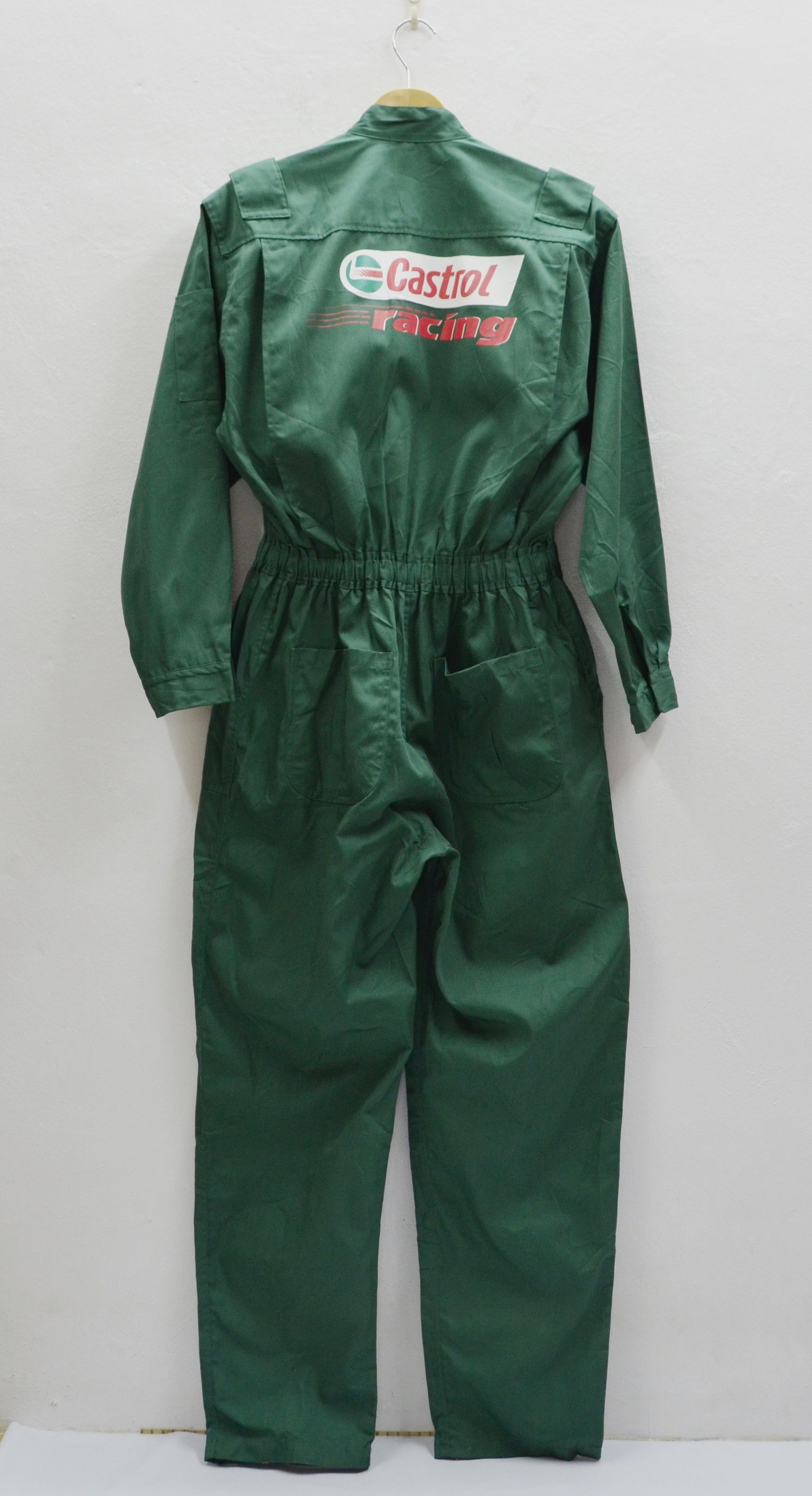 Japanese Brand × Racing Vintage Castrol Racing Overall Jumpsuits Fits M ...