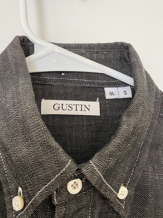 Gustin Black Denim Shirt | Grailed