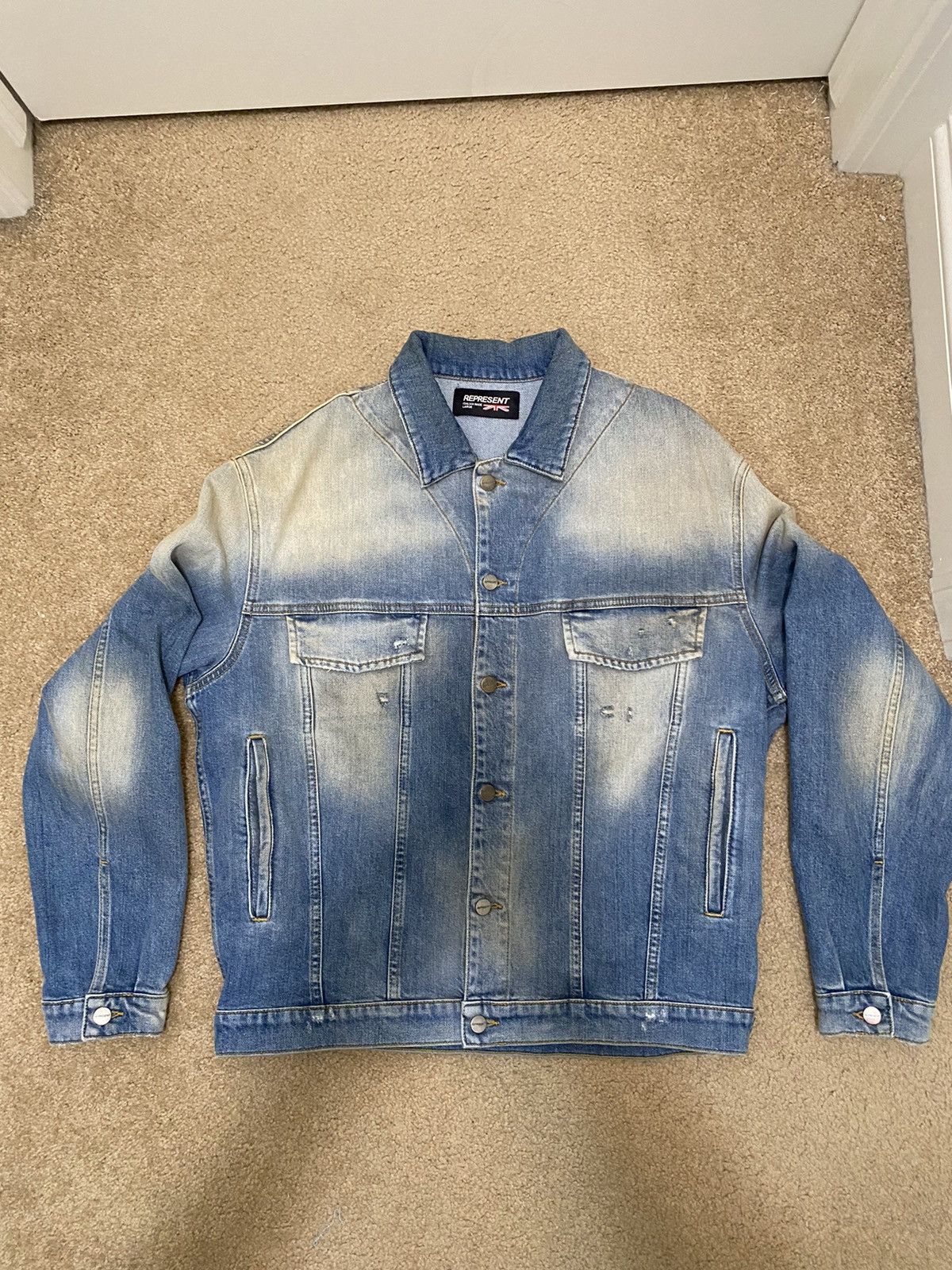 Represent Clo. Represent Denim Jacket Sample Sale | Grailed