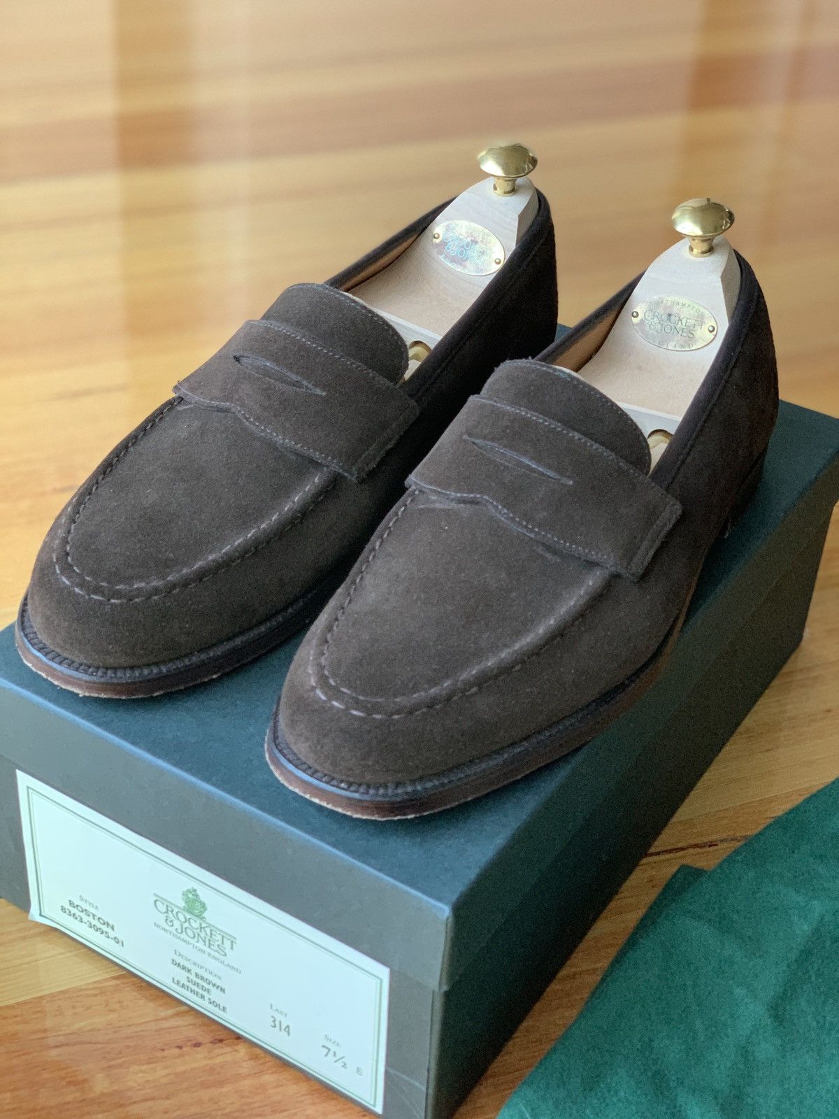 Crockett & Jones Crockett & Jones Boston Loafer 7.5E UK | Grailed