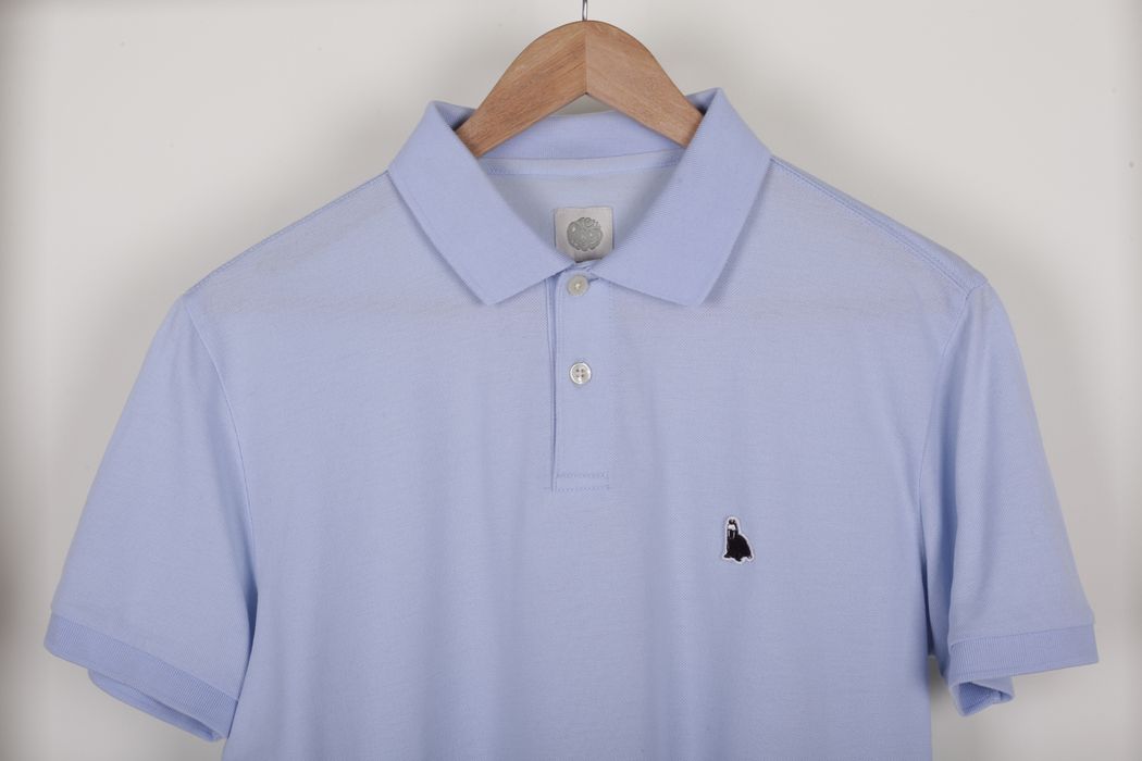 Pretty Green Pretty Green Walrus Logo Short Sleeve Polo Shirt Size S ...