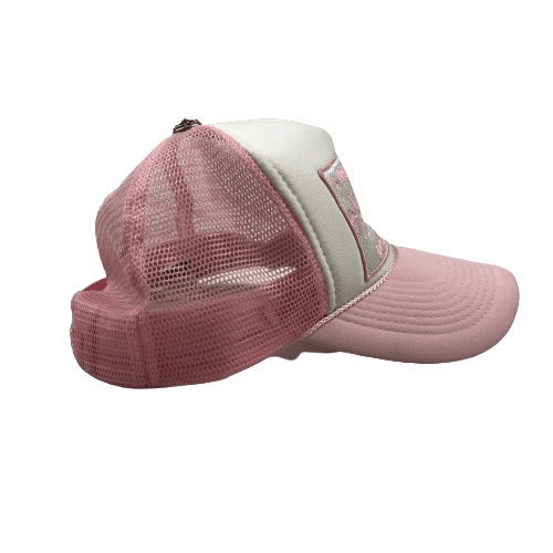Chrome Hearts Chrome Hearts Pink Trucker Hat | Grailed