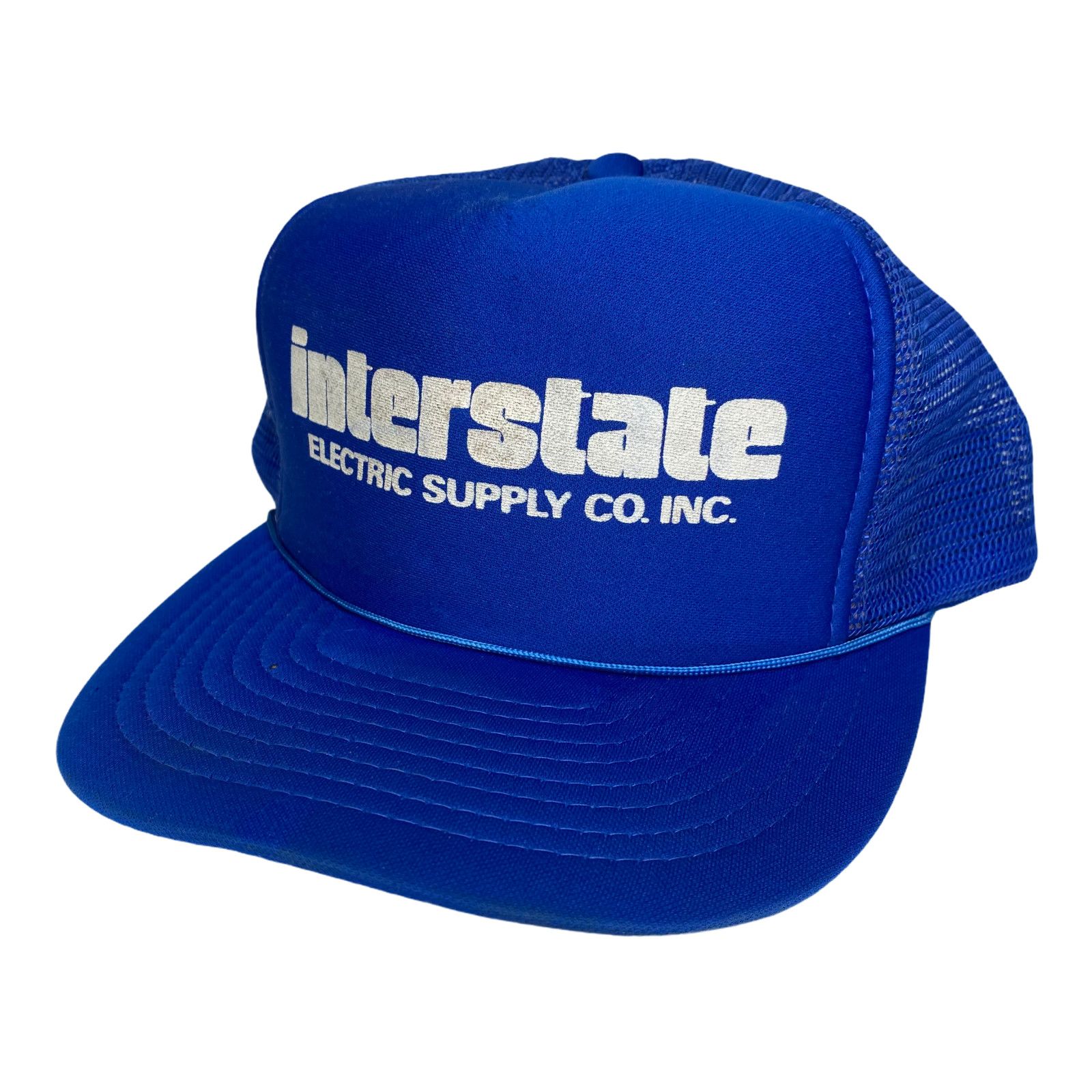 Snap Back × Trucker Hat × Vintage Vintage 90s Interstate Electric Supply Company Trucker Hat ...