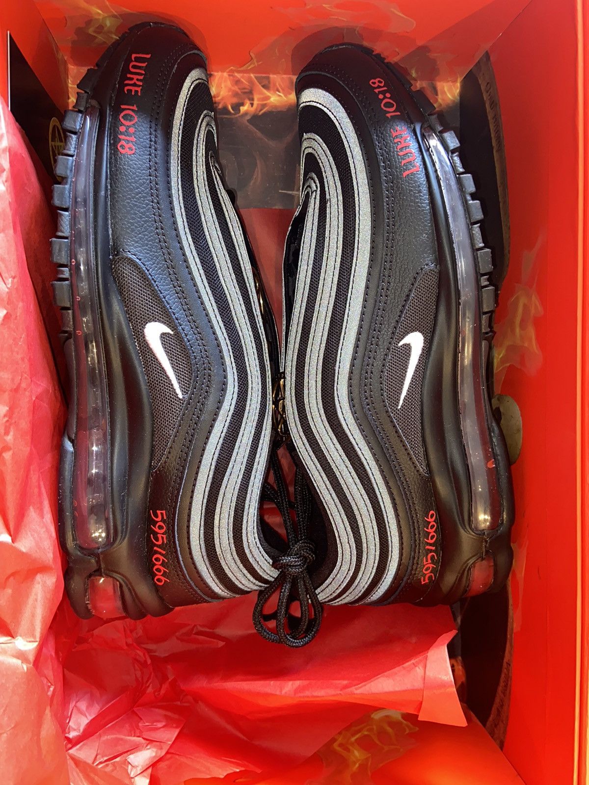 Nike Lil Nas X “Satan Shoes” Mschf Nike Air Max 97 | Grailed