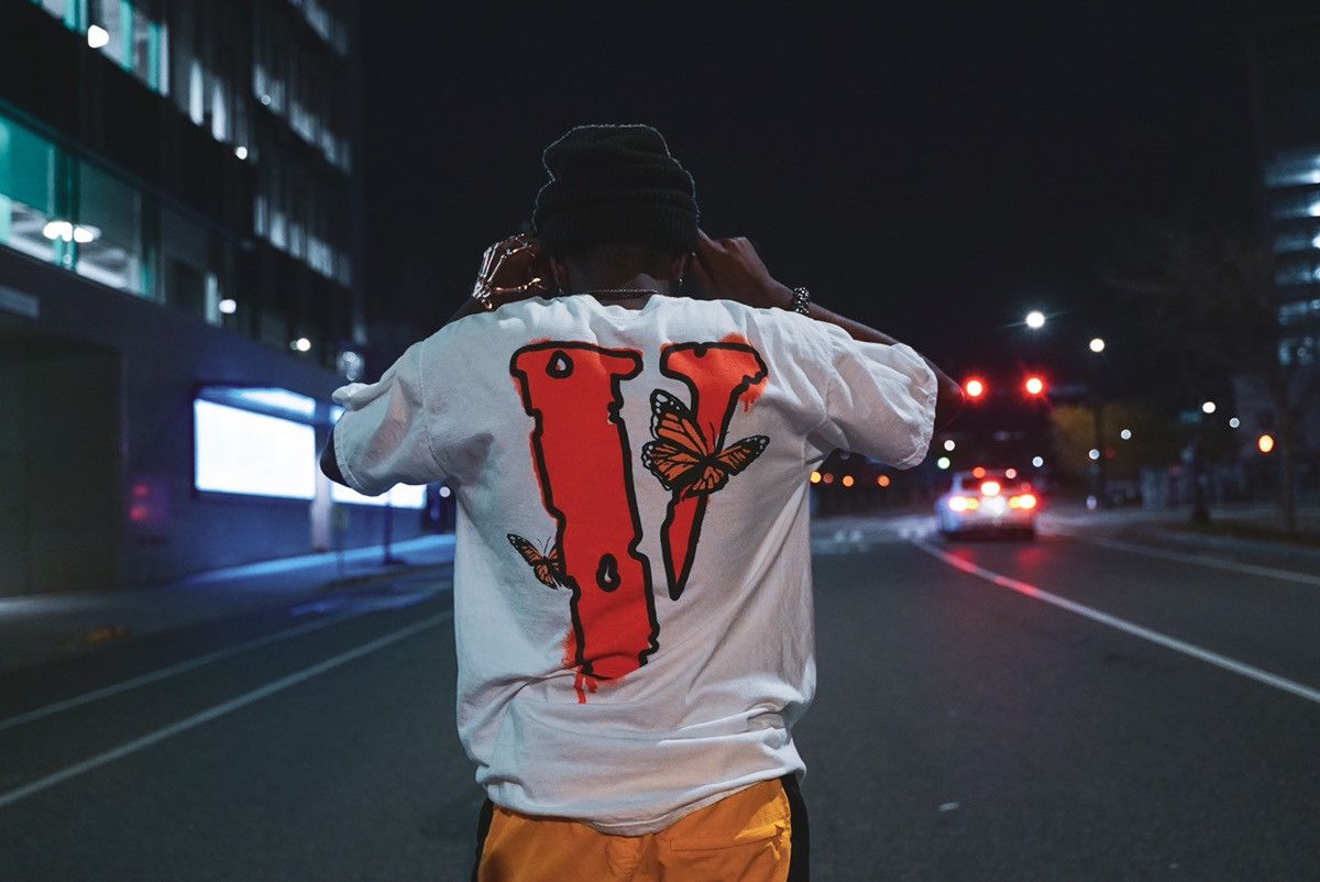 Vlone Vlone X Juice Wrld 999 Butterfly Legends Never Die T Shirt | Grailed