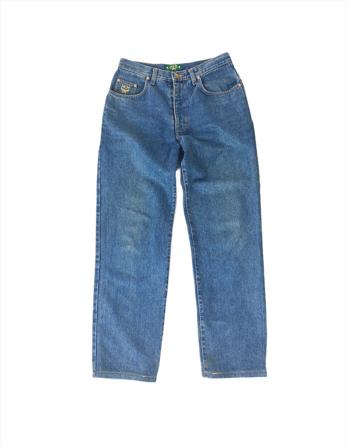 MCM × Vintage Vintage MCM Denim Jeans Made In Italy | Grailed