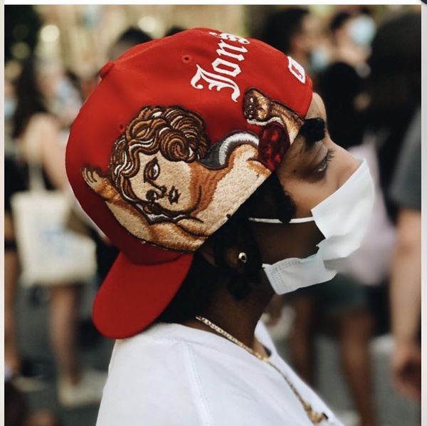 New Era Jon Stan New York Yankees Fitted W/ Angel Patch | Grailed