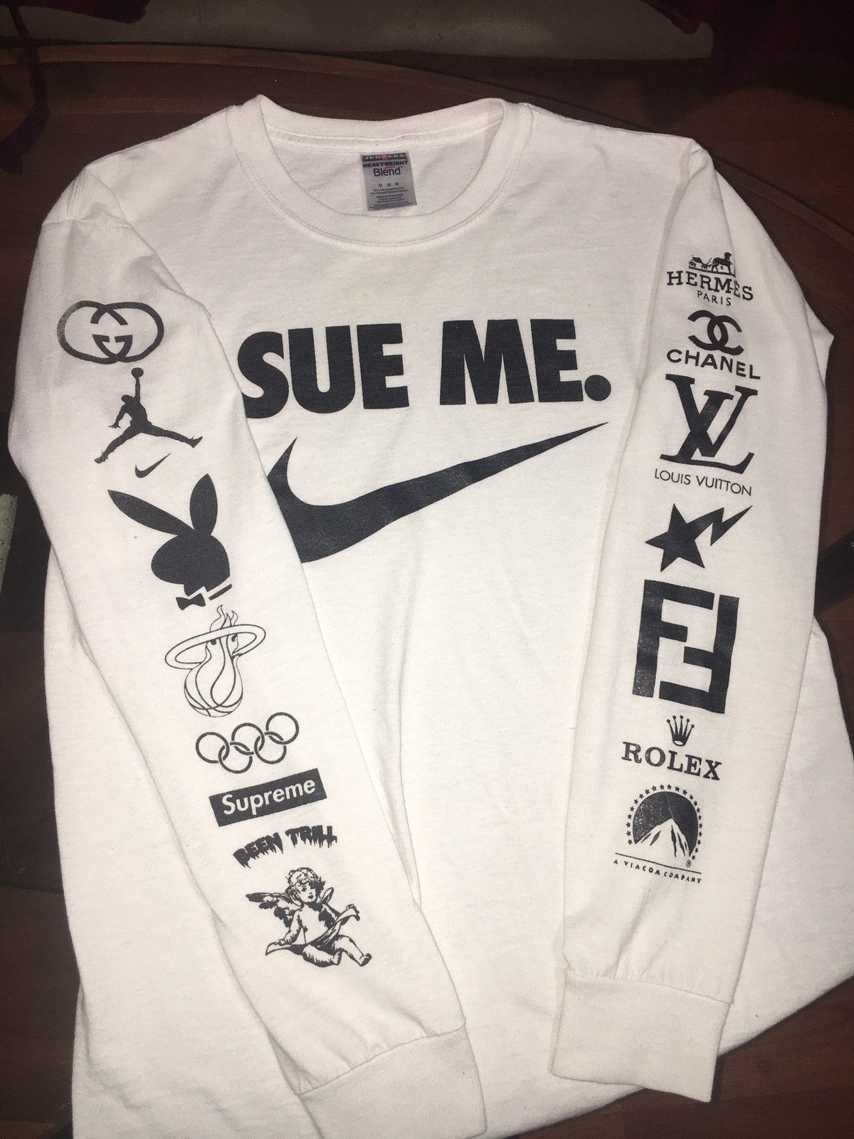 Supreme Sue Me Tee | Grailed