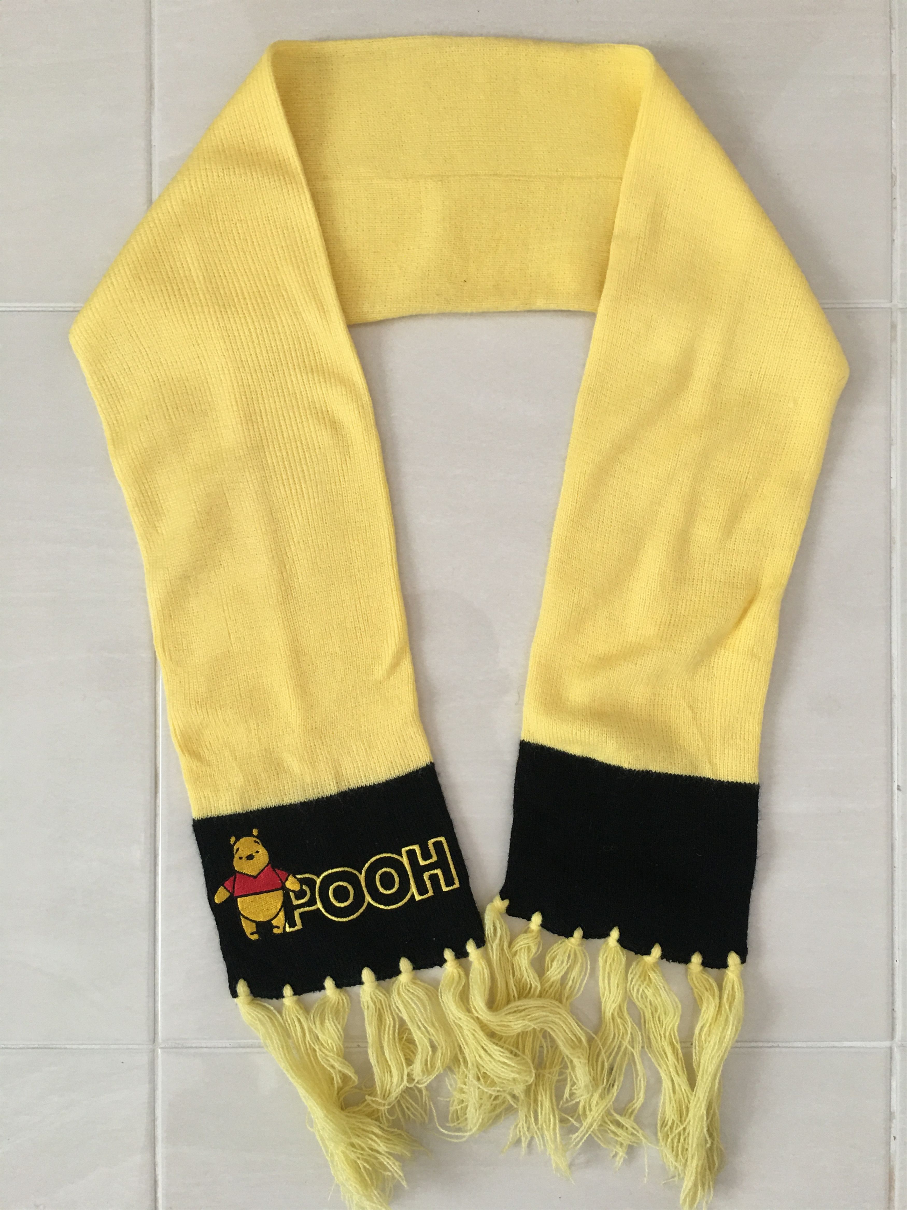 Vintage Winnie the Pooh Scarf/Muffler/Wool | Grailed