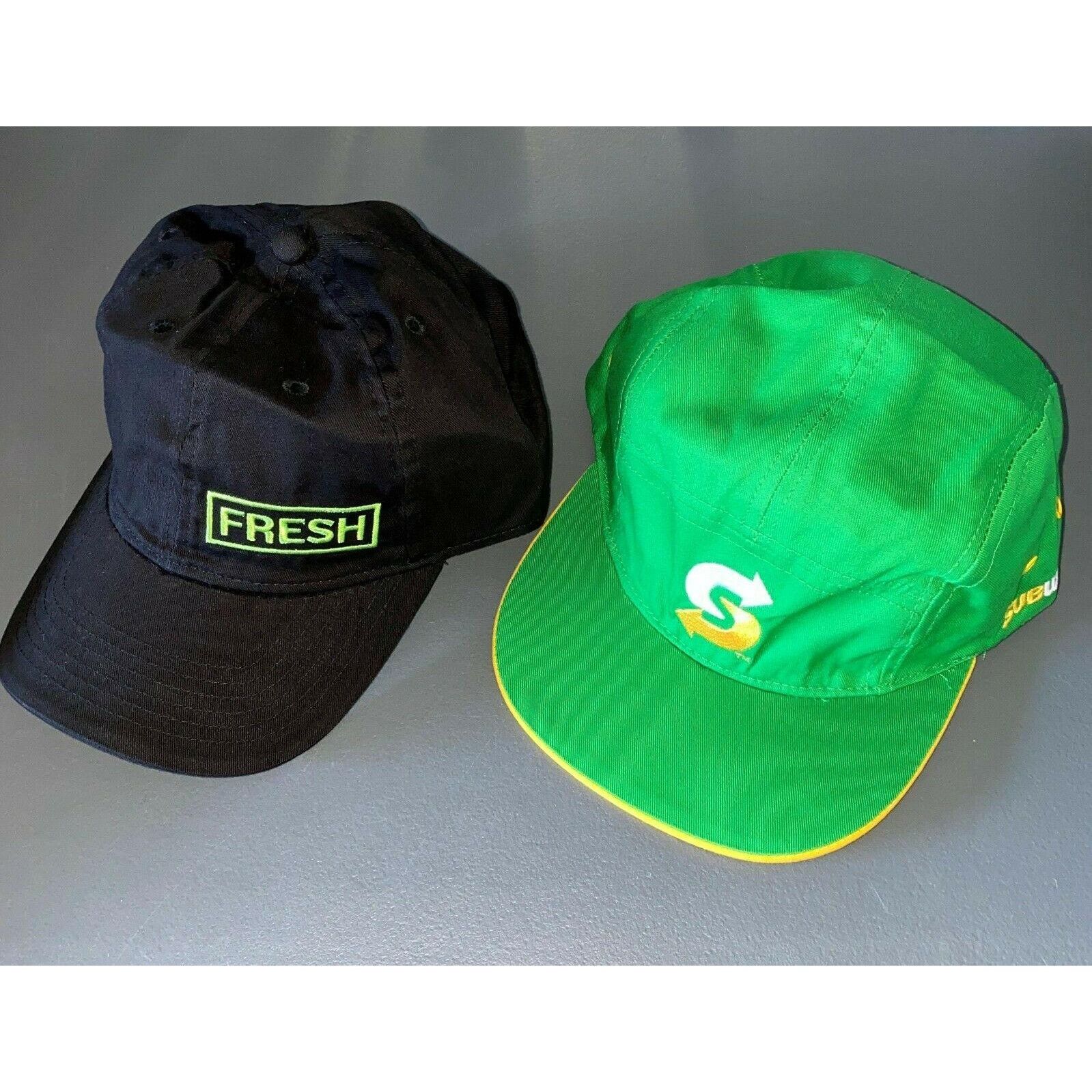 Other Subway Restaurant Employee Uniform Hats New Black Green | Grailed