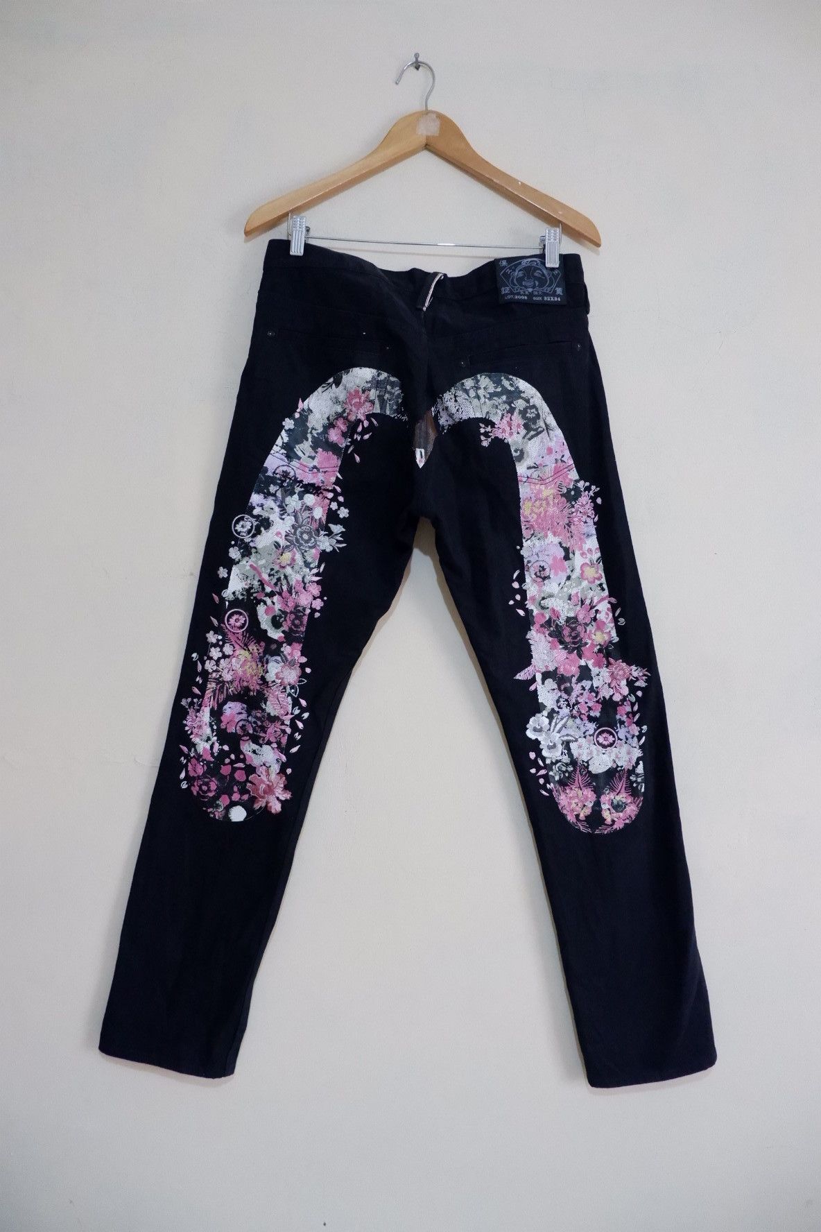 Evisu × Japanese Brand Evisu Flower Big Daicock Selvedge Denim | Grailed