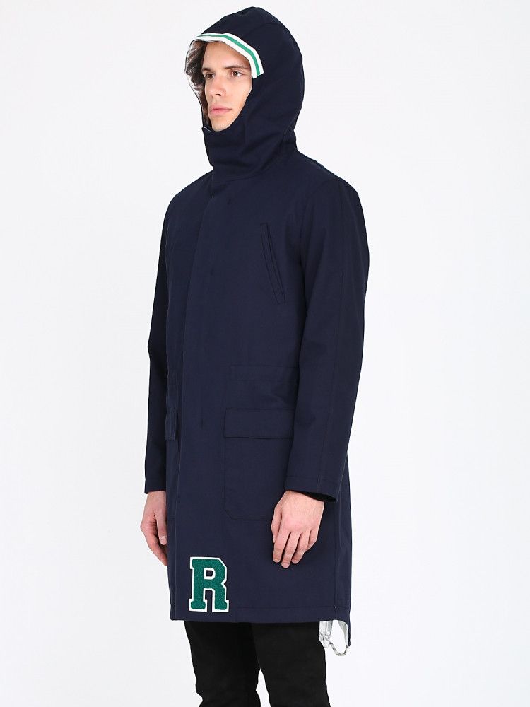 Raf Simons Unlined Parka Silver Interior Detailed | Grailed