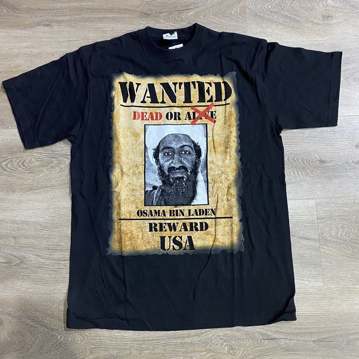 Made In Usa × Obama × Vintage Vintage VTG Osama Bin Laden Wanted Poster ...