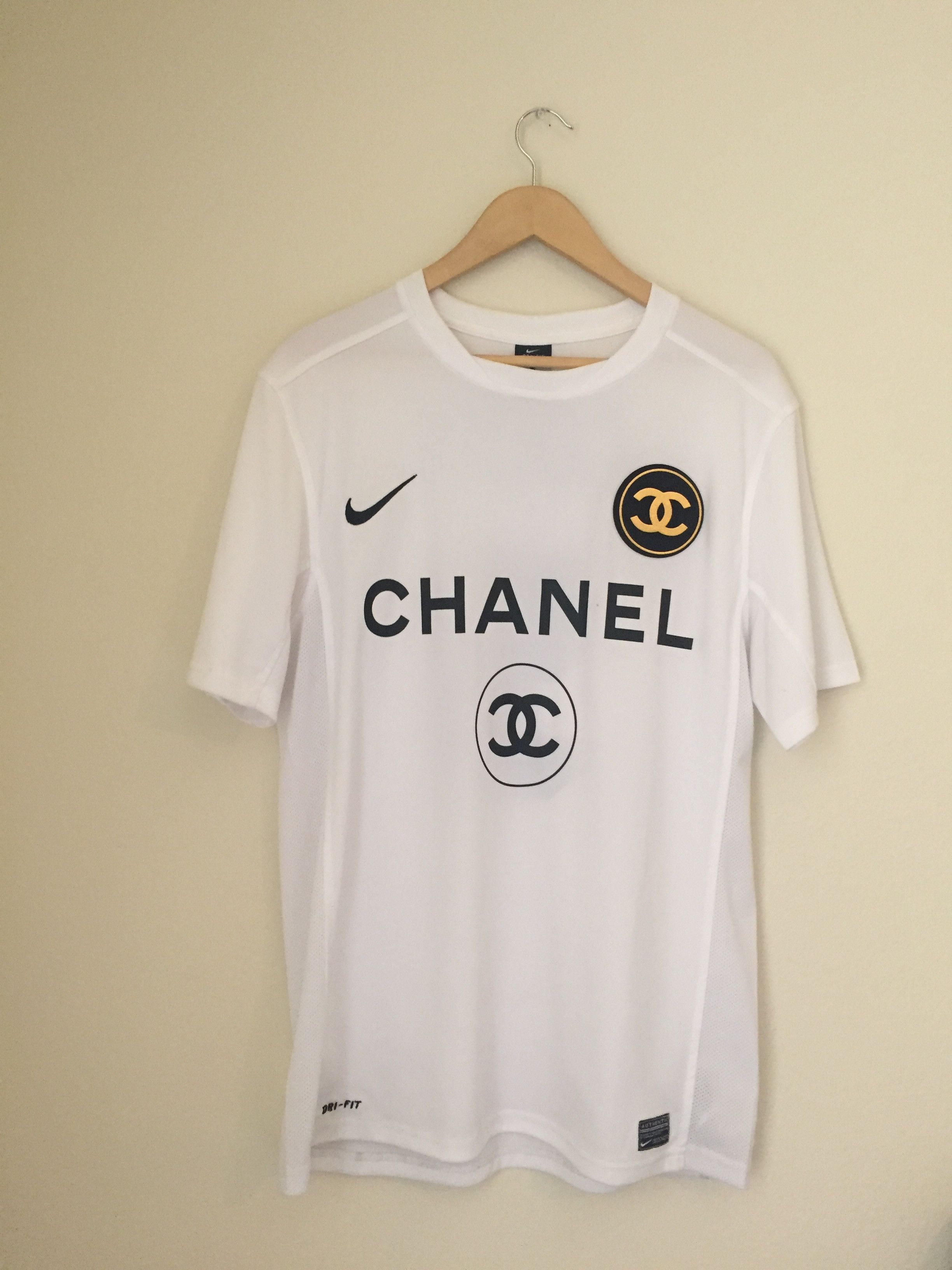 Chanel × Nike Nike X Chanel Soccer Jersey | Grailed