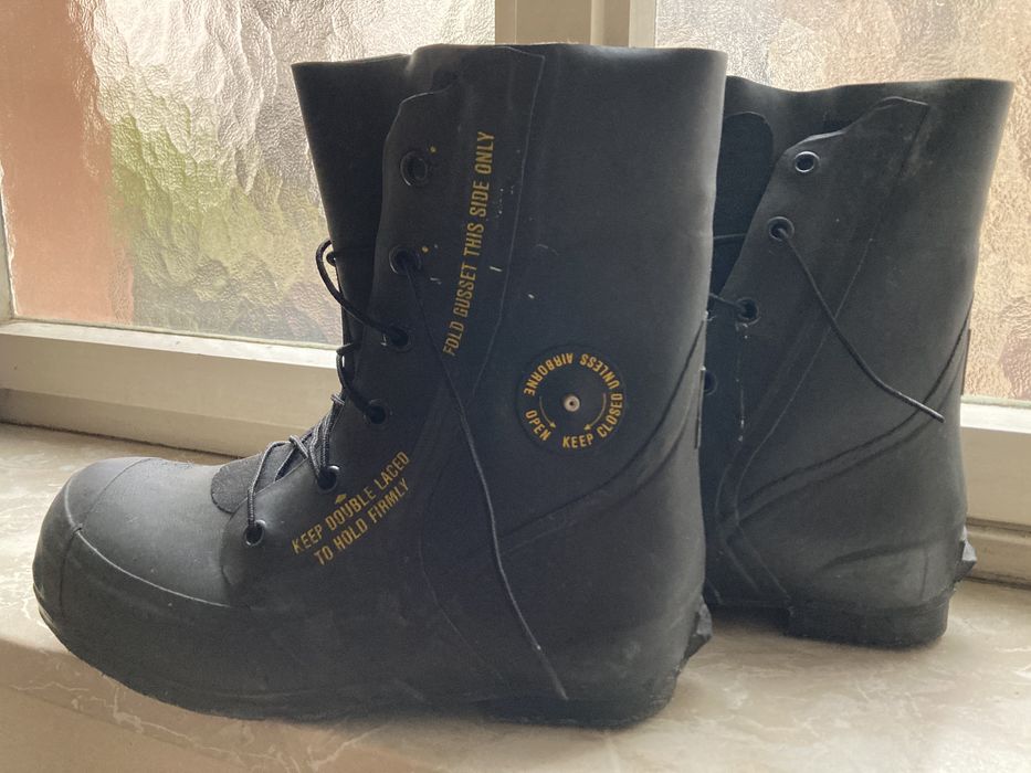 Vintage Army Bunny Boots / Black Mickey Mouse Boot With Valve 11N | Grailed