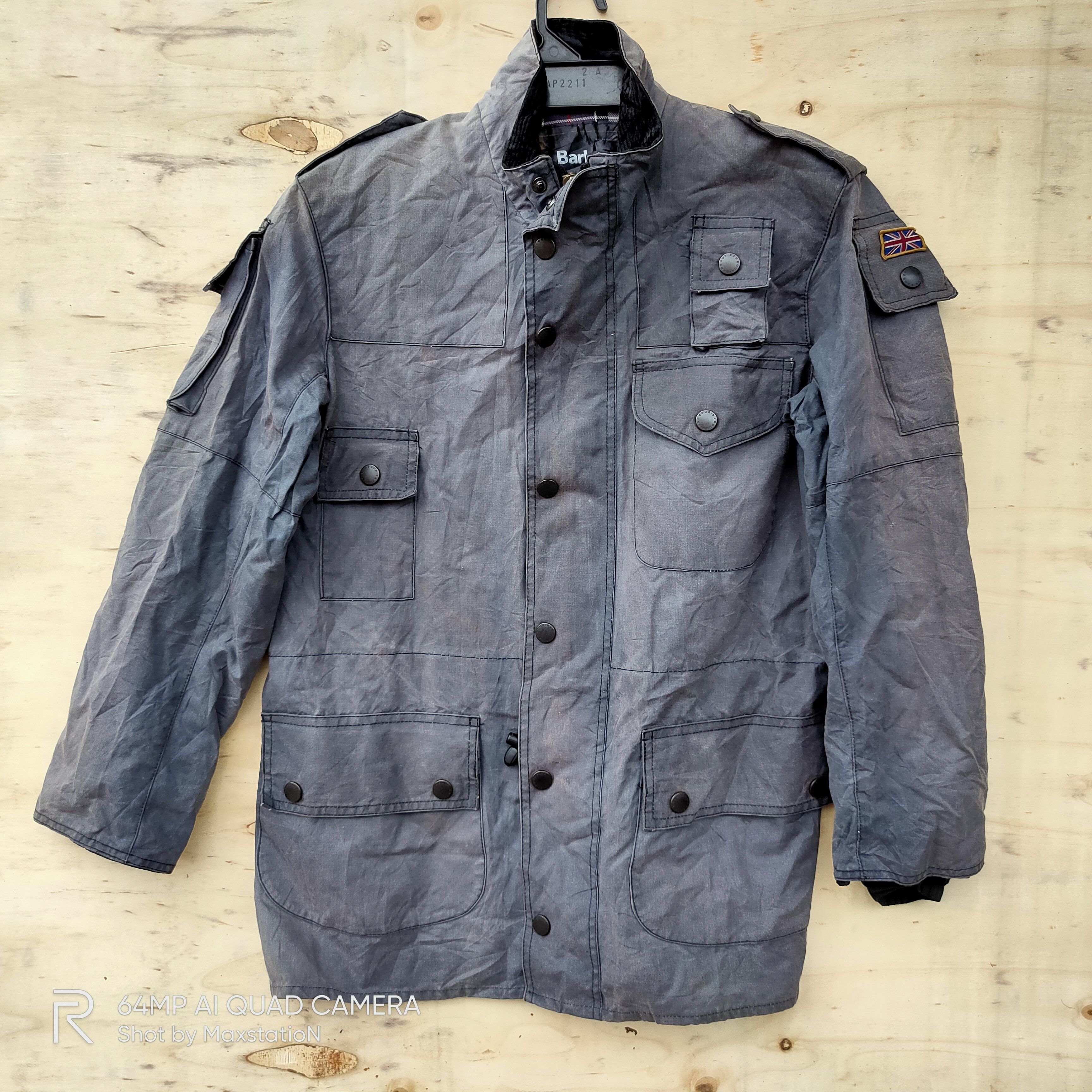Barbour × Brand × Vintage barbour cowen commando waxed jacket | Grailed