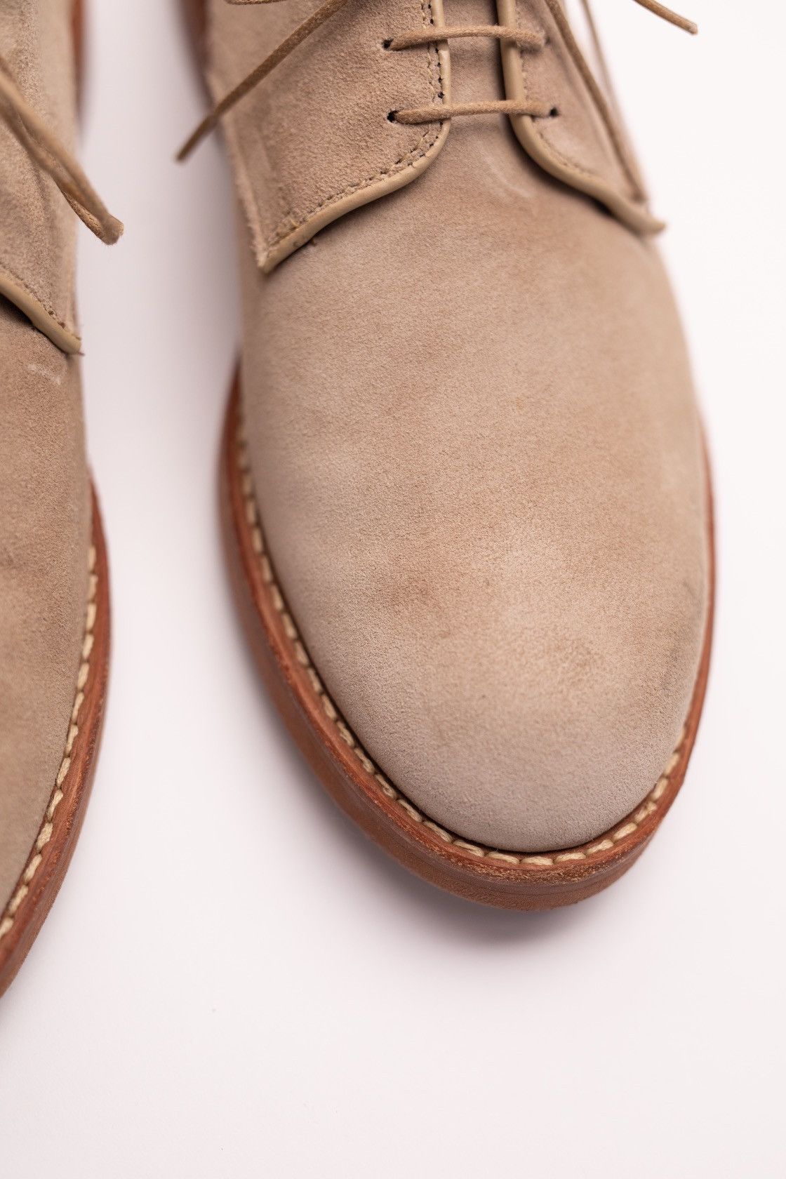 Allen Edmonds Nomad Buck Suede Derby | Grailed