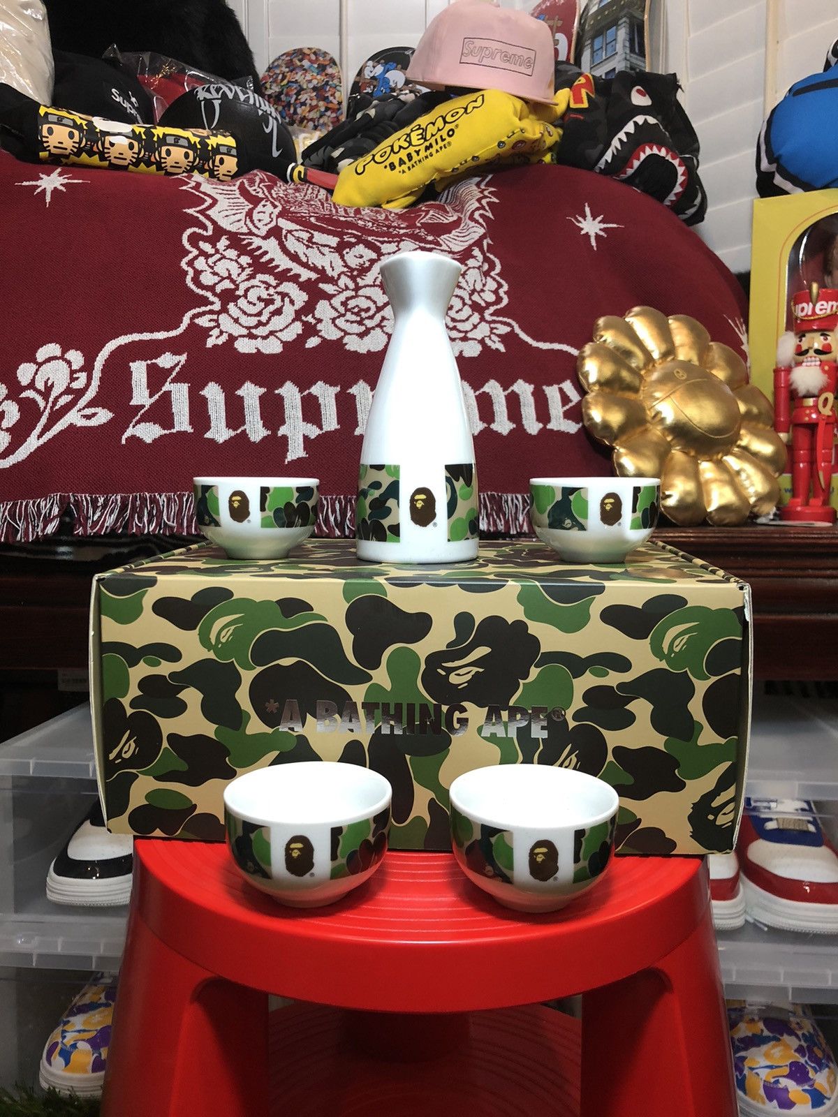 Bape Bape ABC Camo Sake Set | Grailed