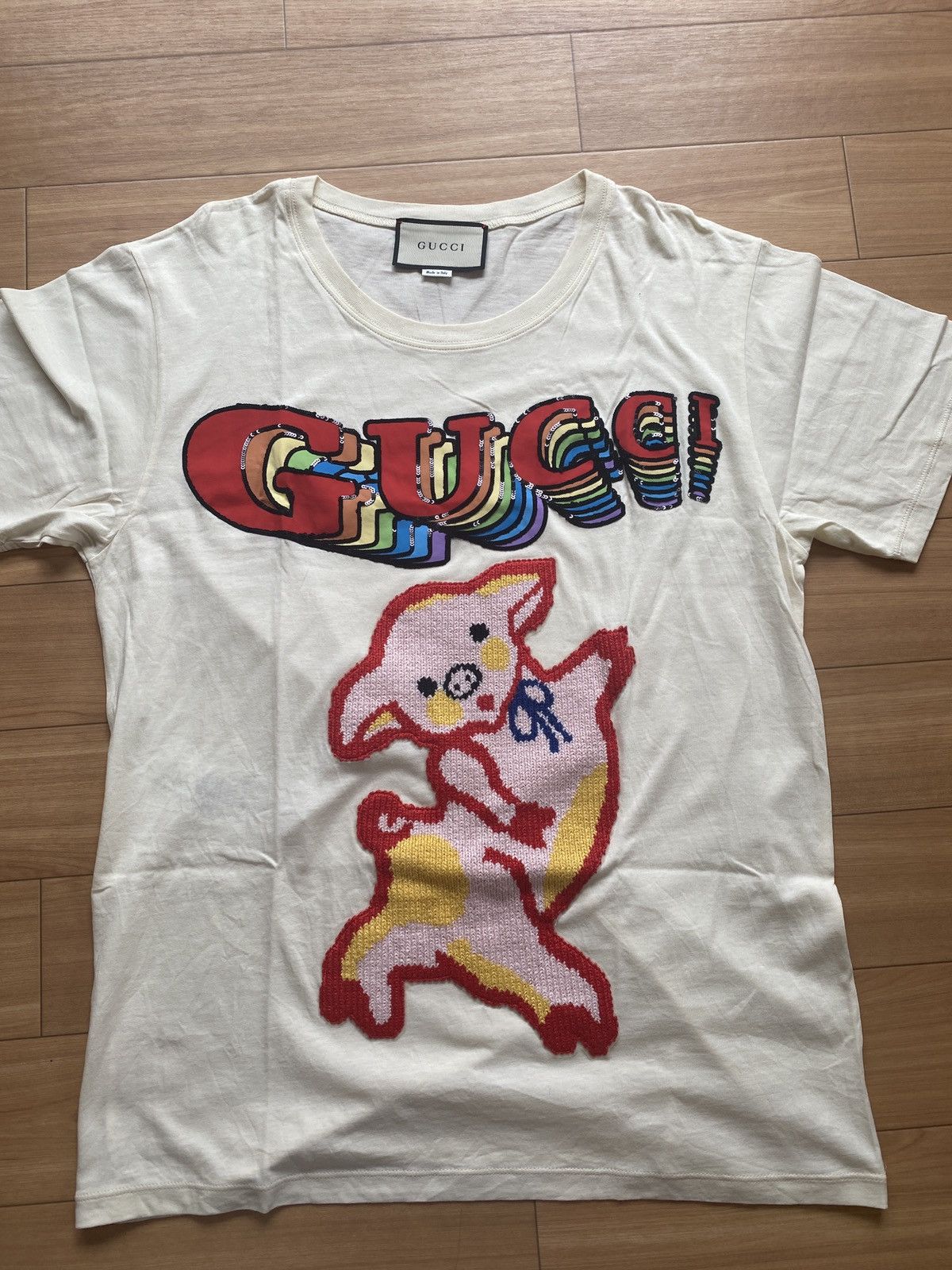 Gucci Gucci Year of the Pig Embroidered T-shirt | Grailed