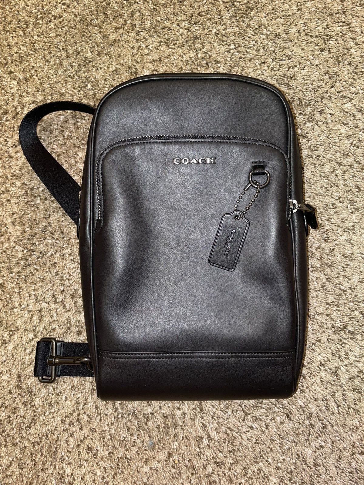 Coach Coach Graham Pack Smooth Black (Side Pack) | Grailed