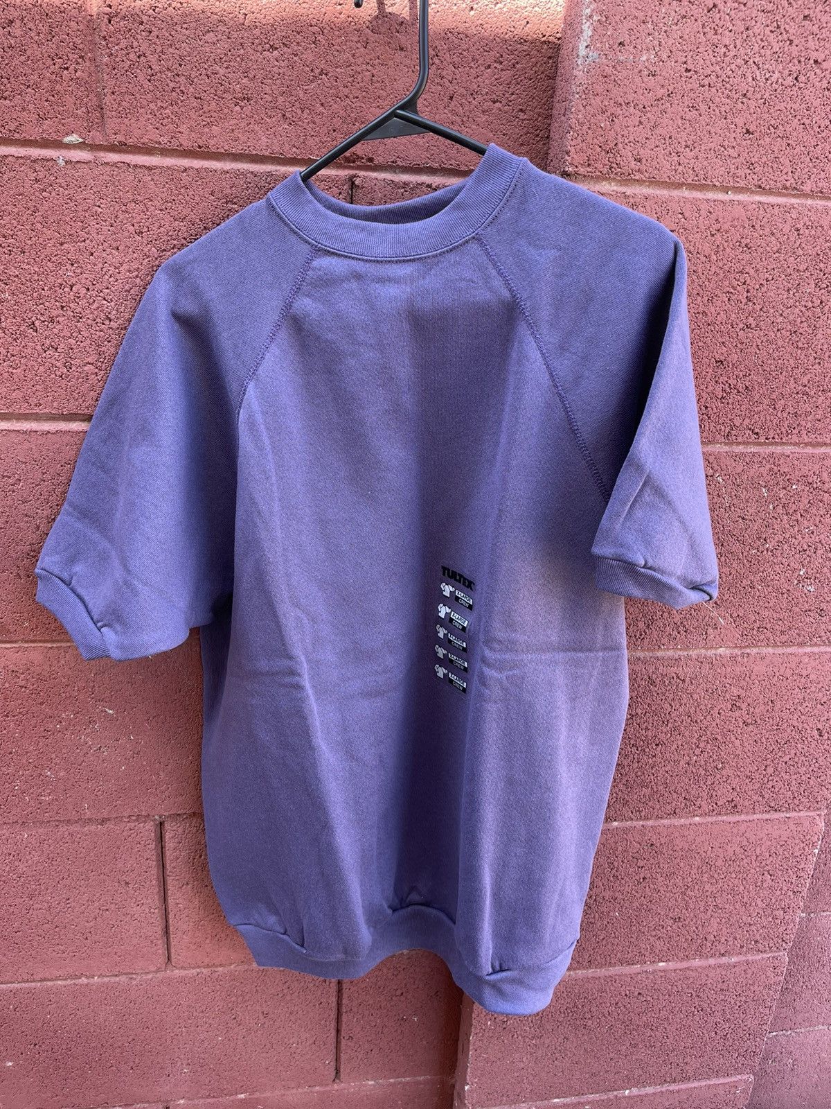 Vintage Vintage 90s Purple Tultex Maximum Sweats Raglan Half Sweater ...