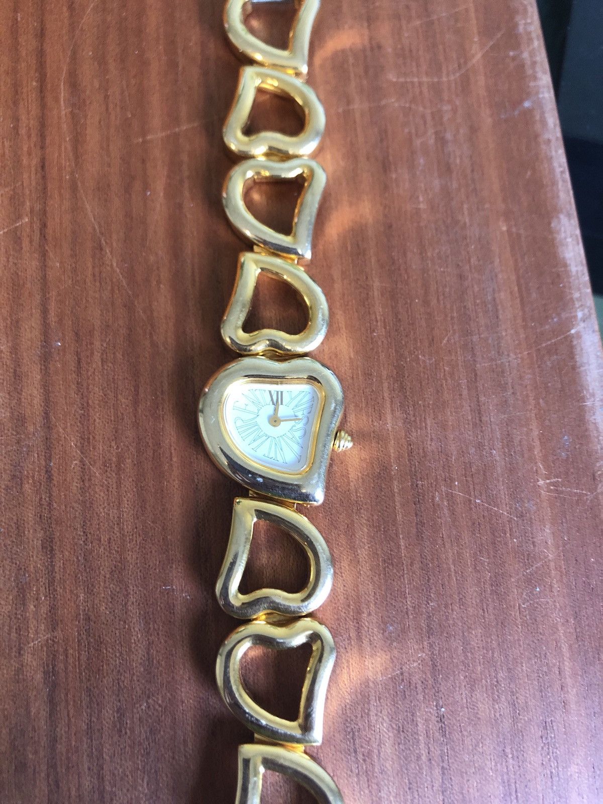 Vintage × Yves Saint Laurent ysl 90s y2k golden heart watch | Grailed