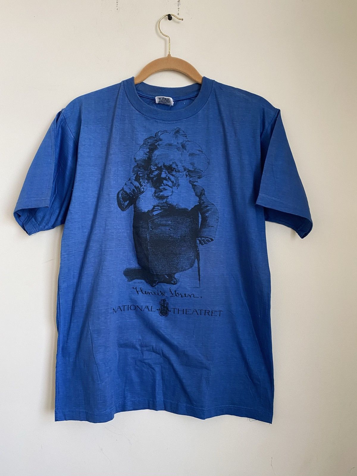 Art × Vintage Vintage 90s Rare Henrik Ibsen The father of Realism Tee ...