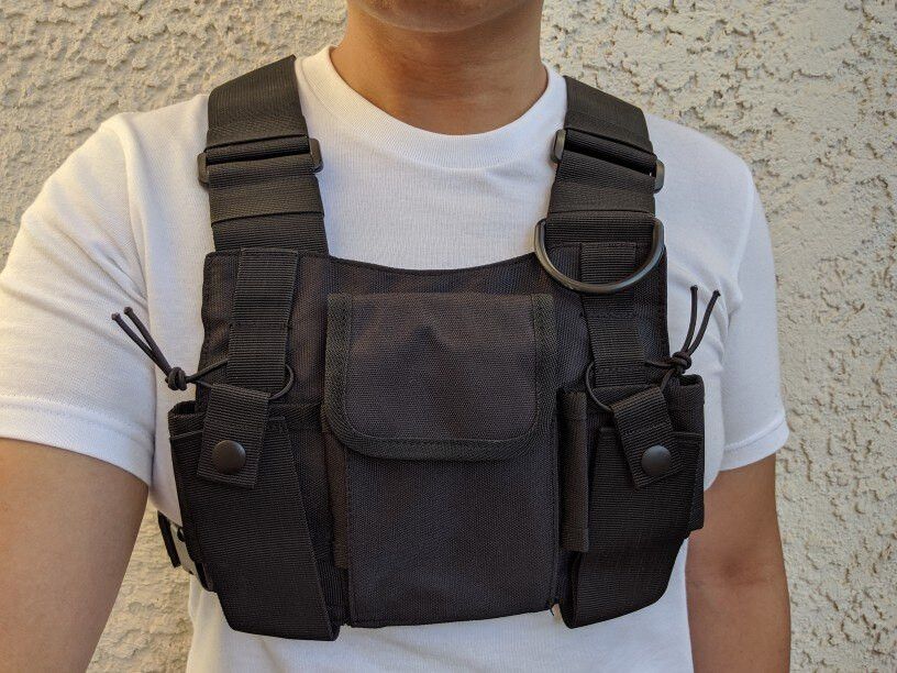 Kanye West Chest Rig Bag Black Tactical Military Style Pack | Grailed