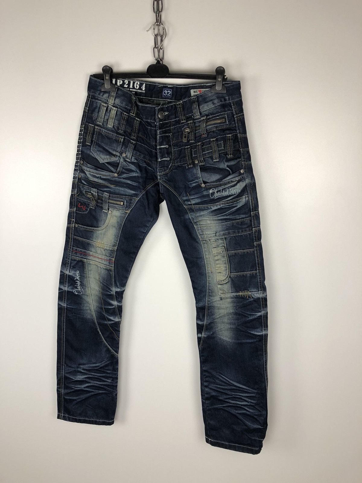 Japanese Brand Japrag Okishana Samoki Denim Jeans Japan Multipocket ...