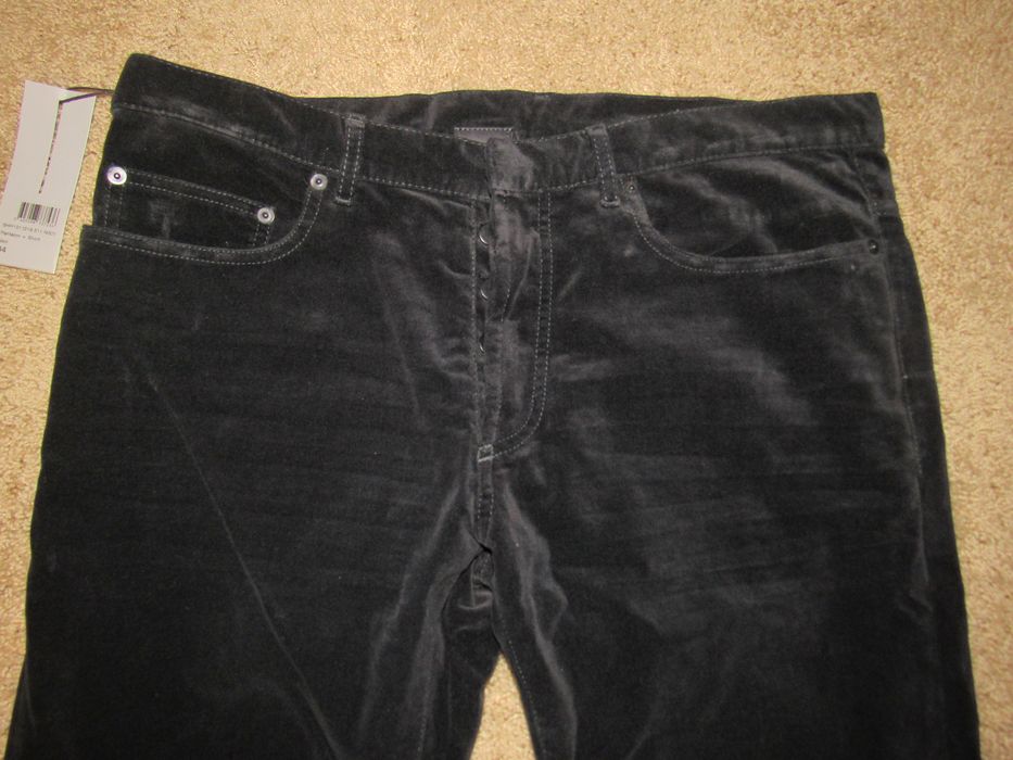 Dior RARE DIOR HOMME SLIMANE ERA BLACK VELVET JEANS NWT | Grailed