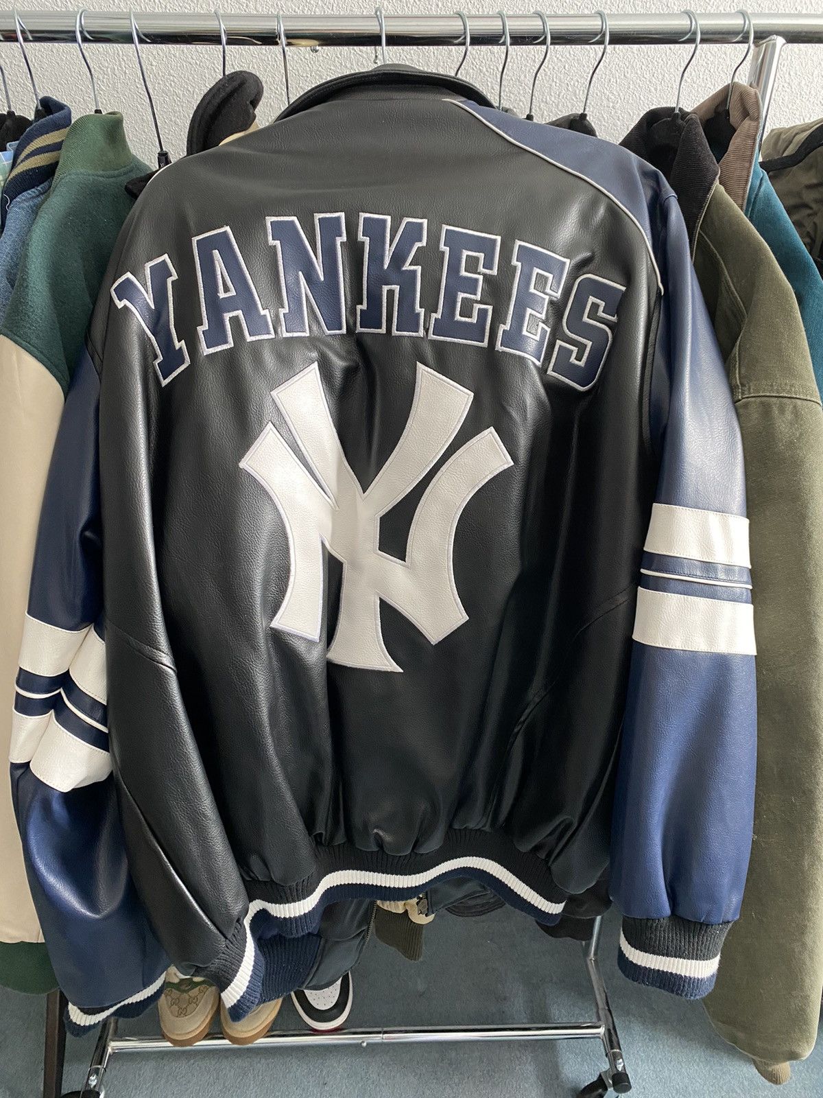 MLB × New York Yankees × Yankees New York Yankees Leather Jacket | Grailed