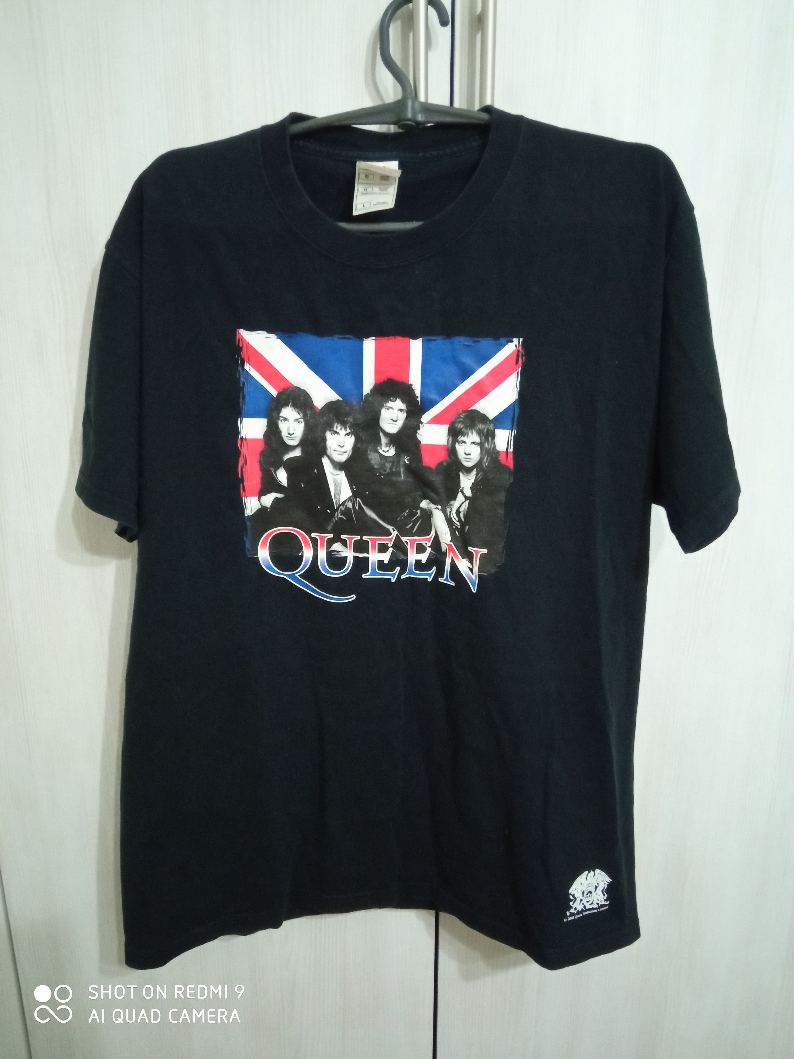 Band Tees × Queen Tour Tee × Rock T Shirt QUEEN OFFICIAL MERCH BLACK T ...