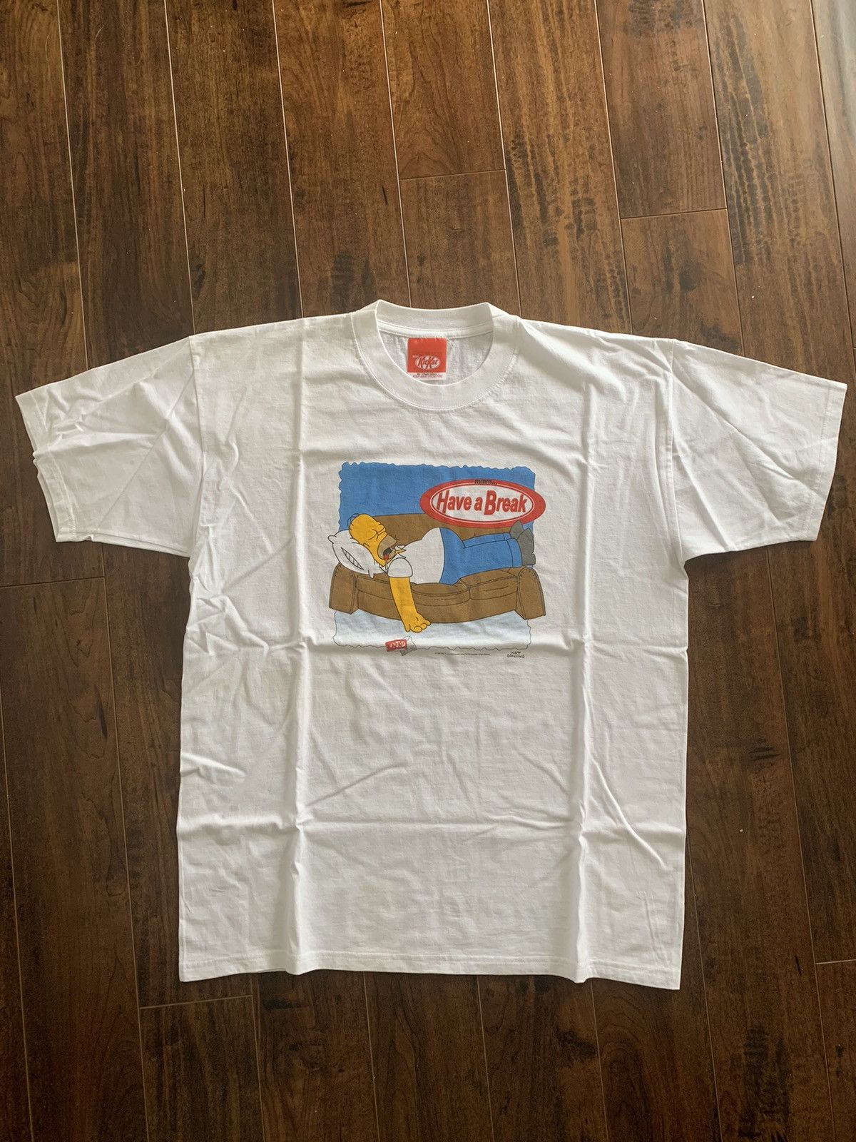 Vintage Vintage The Simpsons Kit Kat promo shirt | Grailed