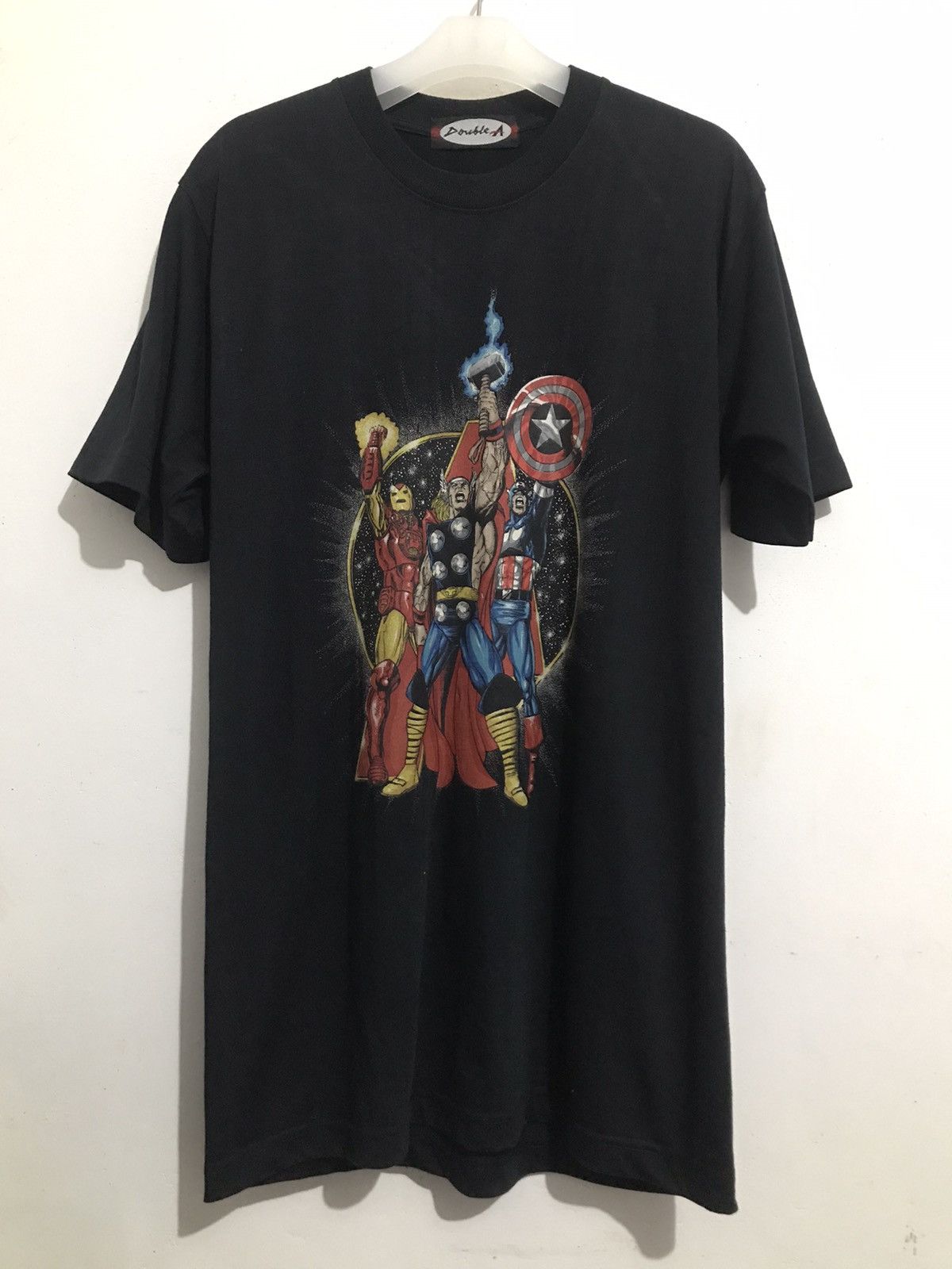 Marvel Comics × Vintage Vintage Bootleg Marvel Tee Thor Ironman Captain ...