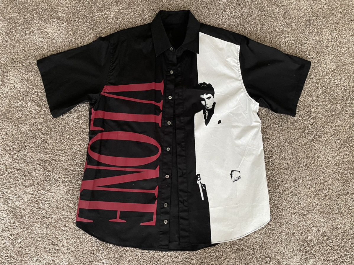 Vlone Vlone Scarface Button Up Shirt | Grailed