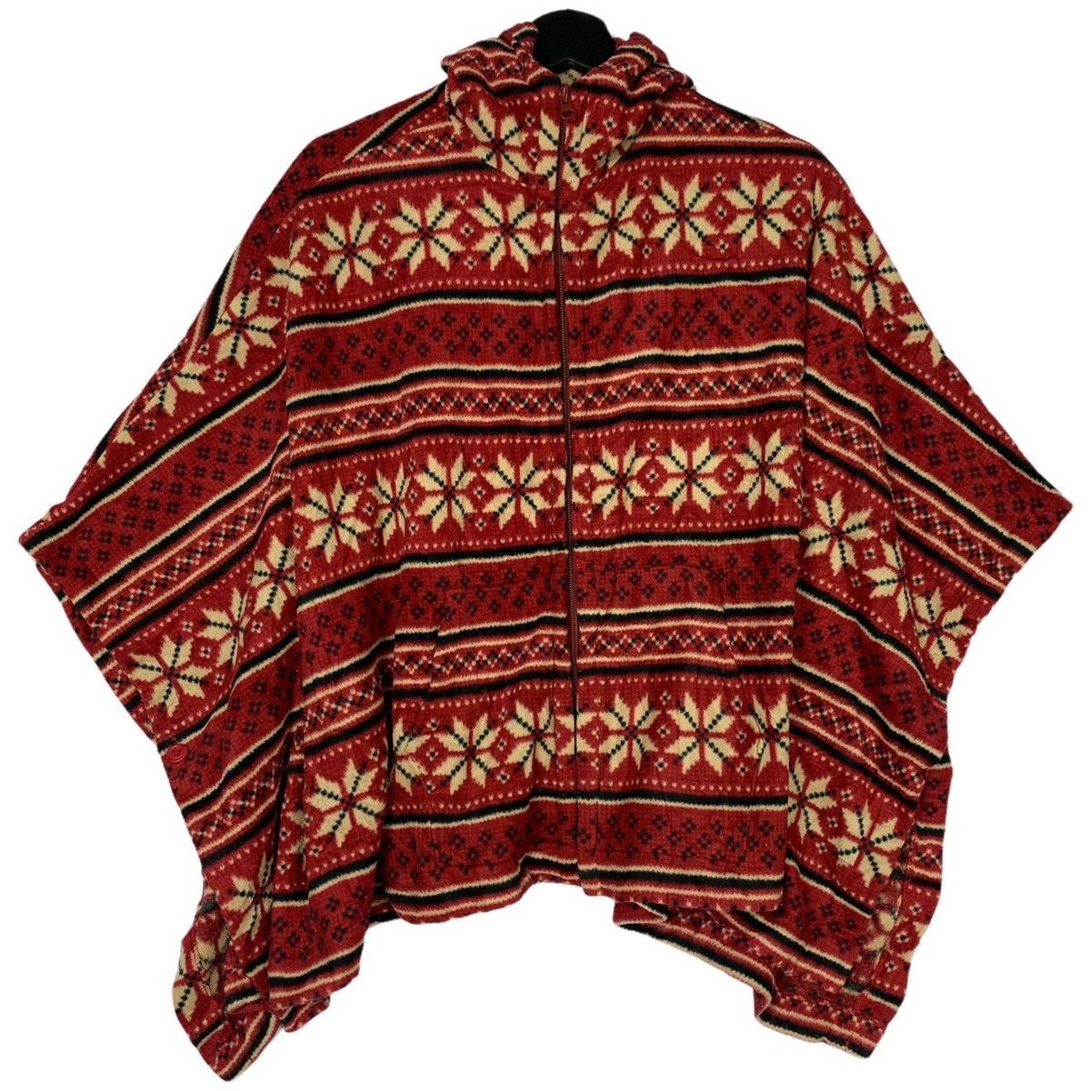 Uniqlo Uniqlo Navajo Oversized Fringe Poncho Jacket | Grailed