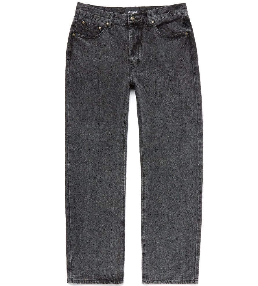 Menace Menace Los Angeles Denim Target Logo Pants | Grailed
