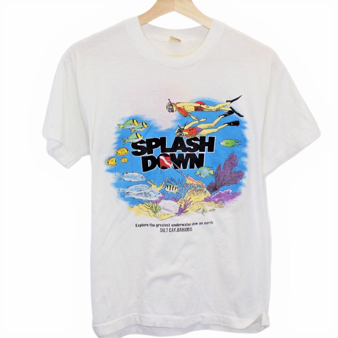 Screen Stars K194 Vintage Scren Stars Splash Down Bahamas Graphic Tee ...