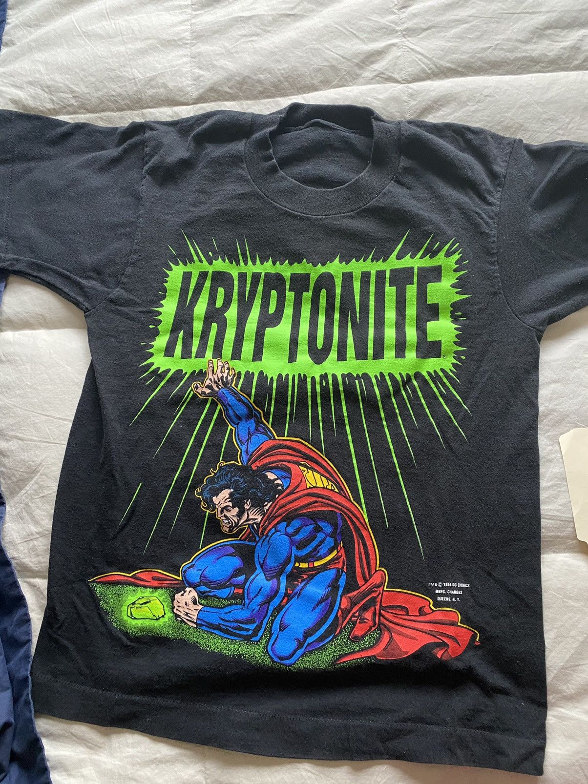 Marvel Comics × Vintage SUPERMAN 1994 Kryptonite T-Shirt | Grailed