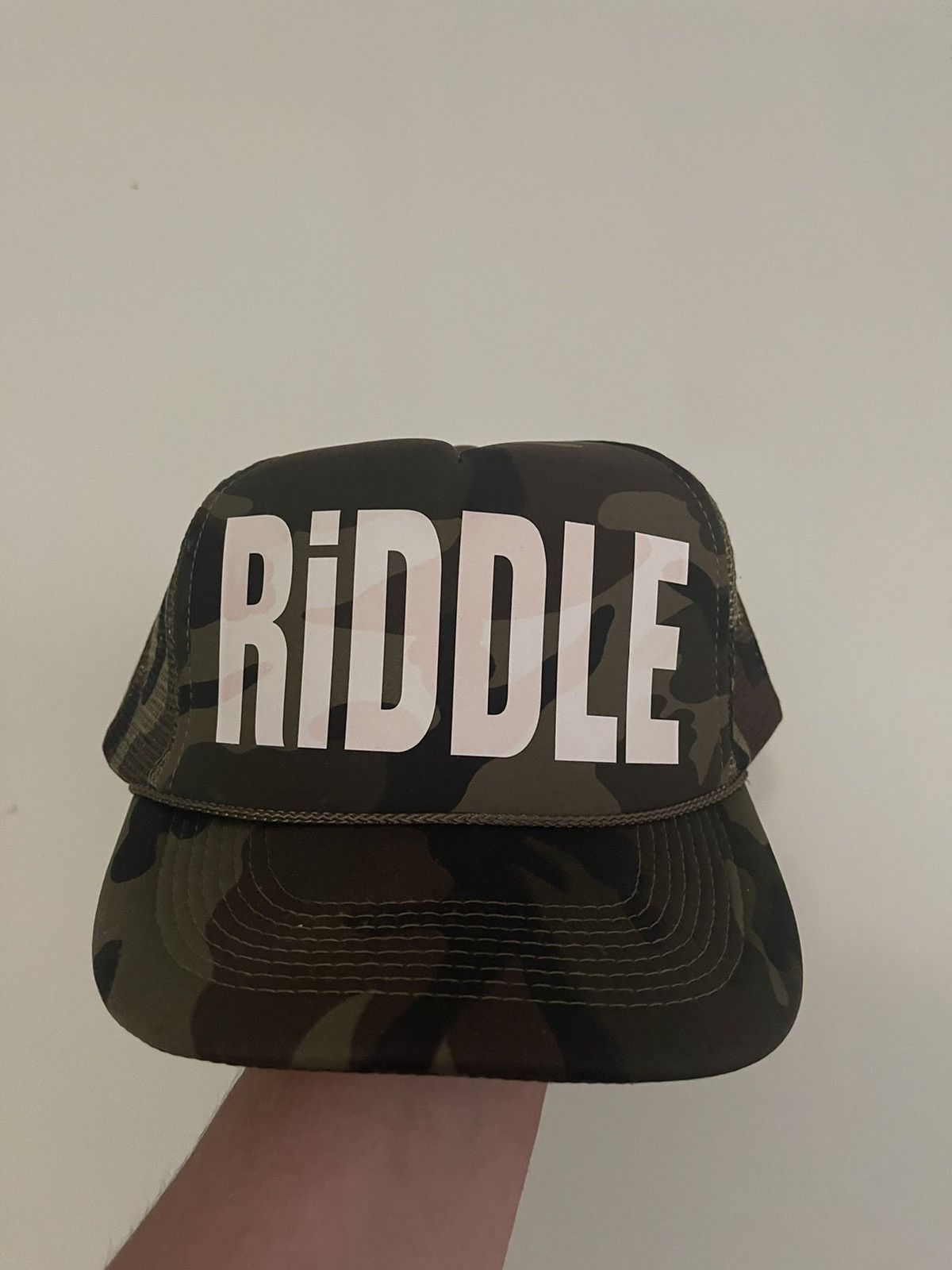 Vintage ANTONY RiDDLE camo hat | Grailed