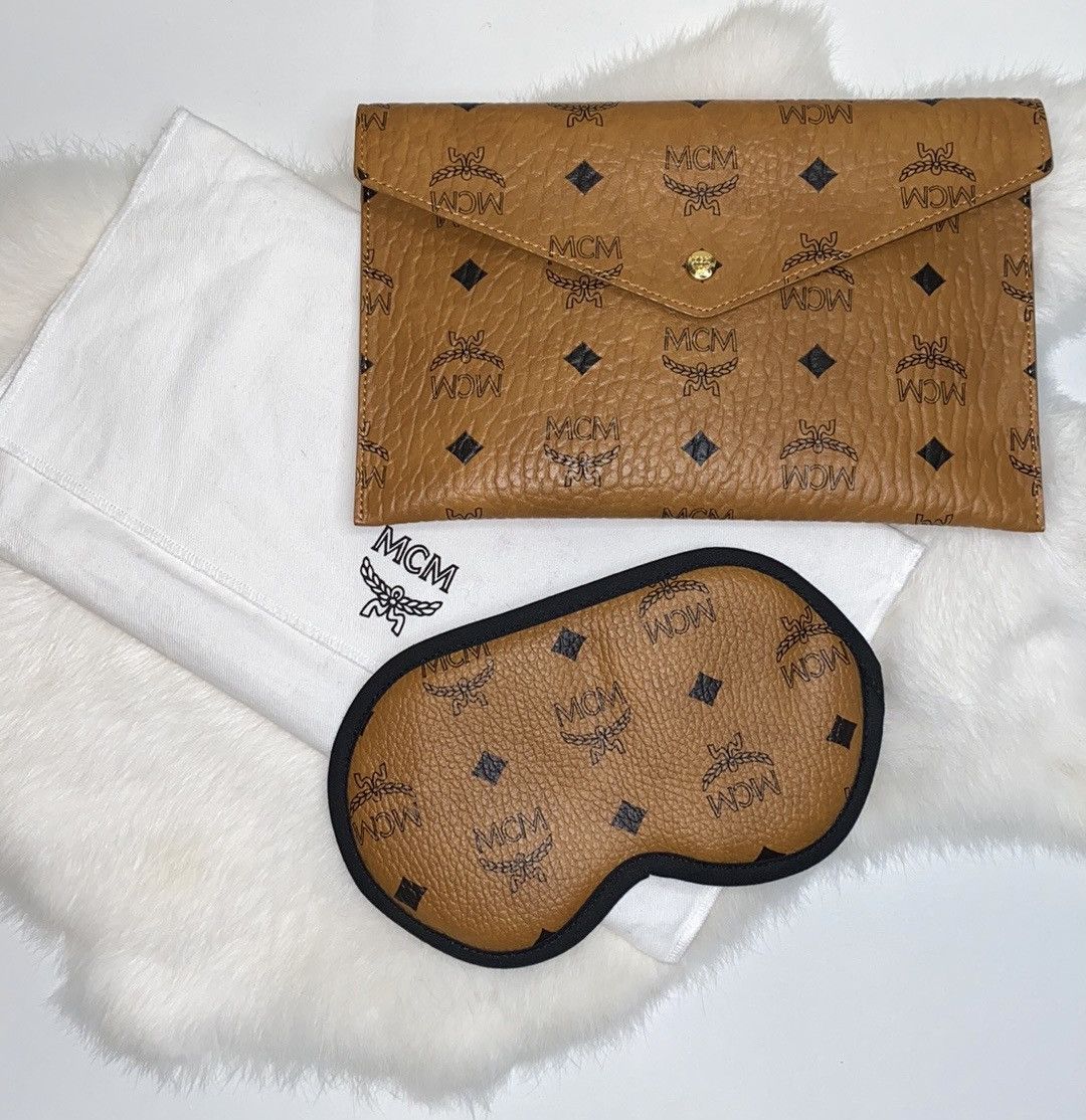 MCM MCM Sleep Mask And Pouch | Grailed