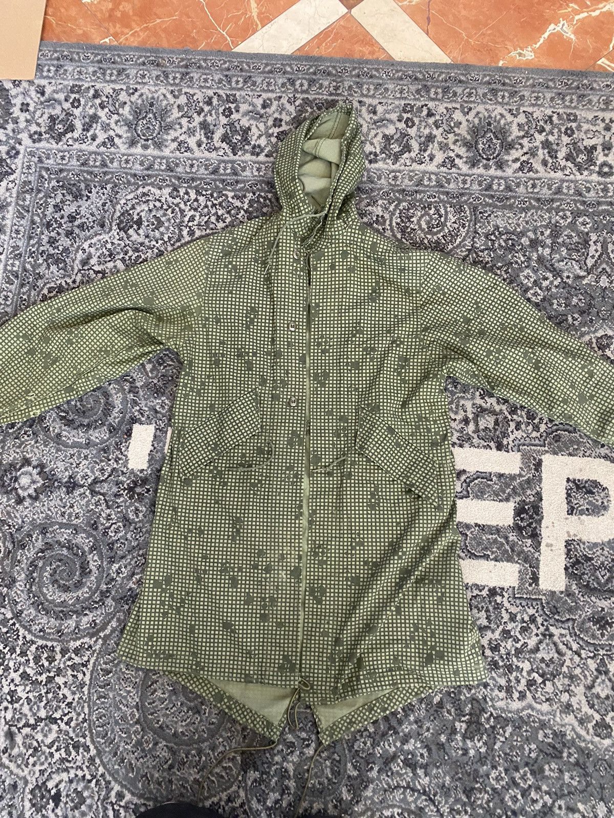 Military Digital Night Camo Desert Storm Parka Military Jacket | Grailed