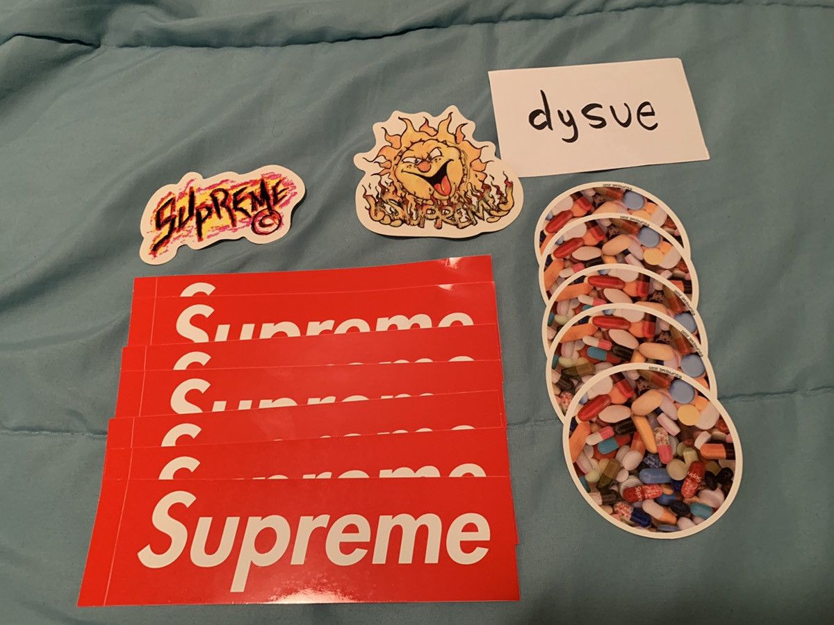 Supreme Supreme Sticker Pack + box logo stickers x7 | Grailed