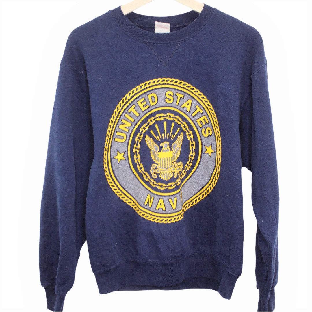 Vintage C103 Vintage offe United States Navy Logo Sweatshirt Made I ...