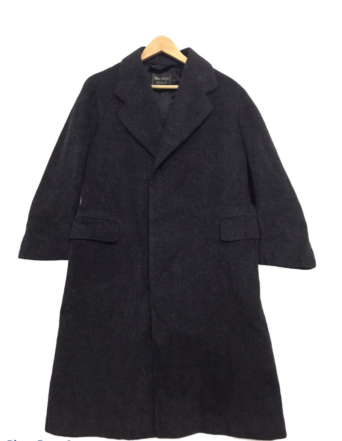 Japanese Brand Japan Made SHIROKIYA tokyo Wool Drape Victorian Overcoat ...